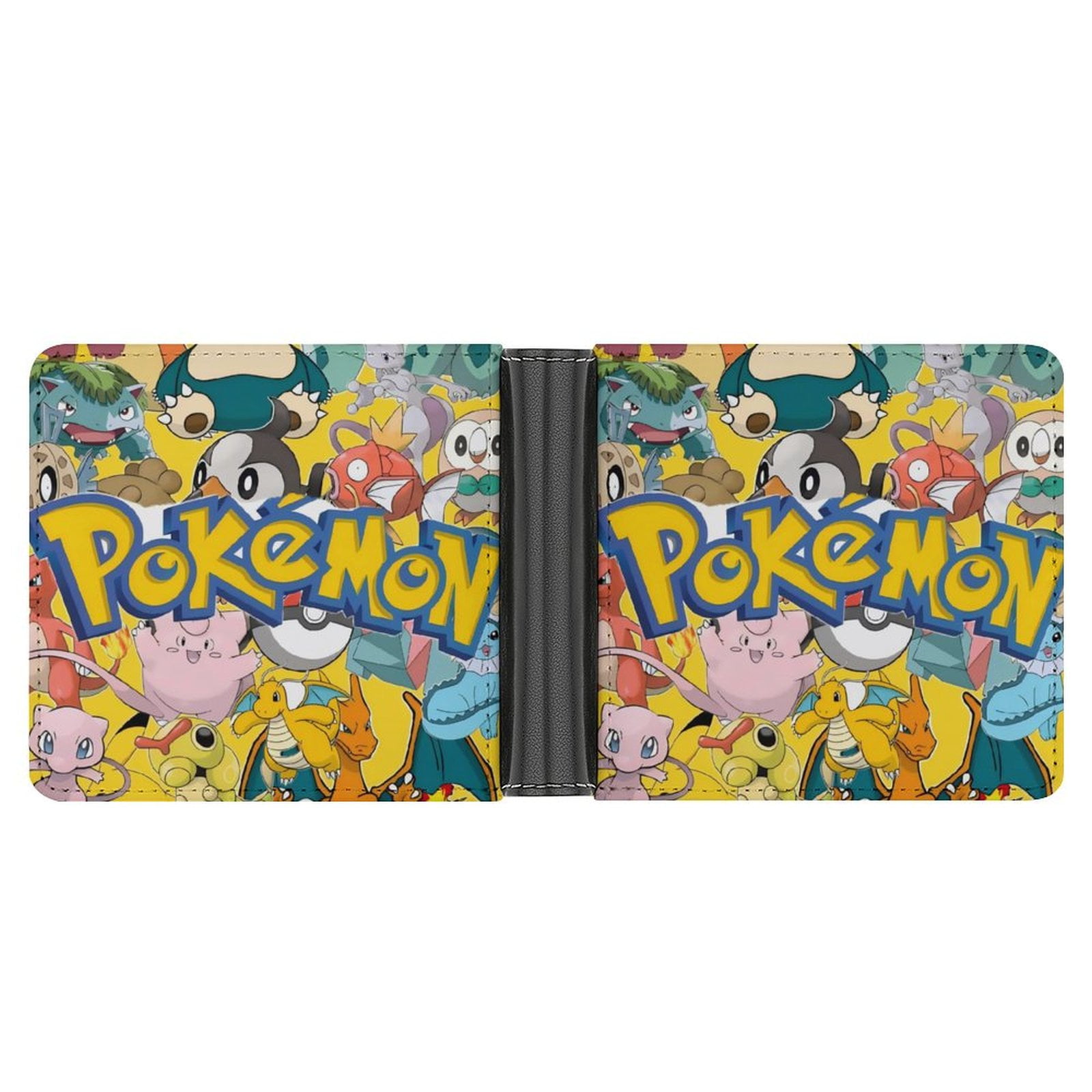 Anime Pokemon Wallet For Men Purse Leather Bifold Wallet Pokemon Merch ...