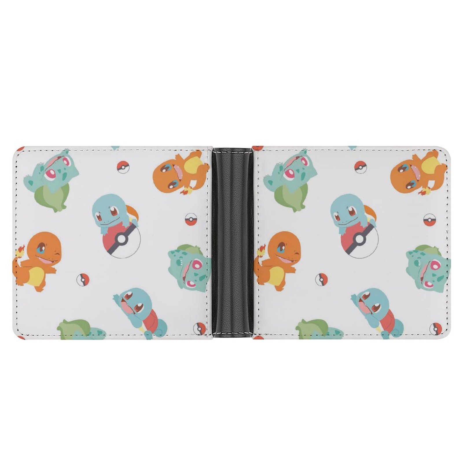 Anime Pokemon Wallet For Men Purse Leather Bifold Wallet Pokemon Merch ...