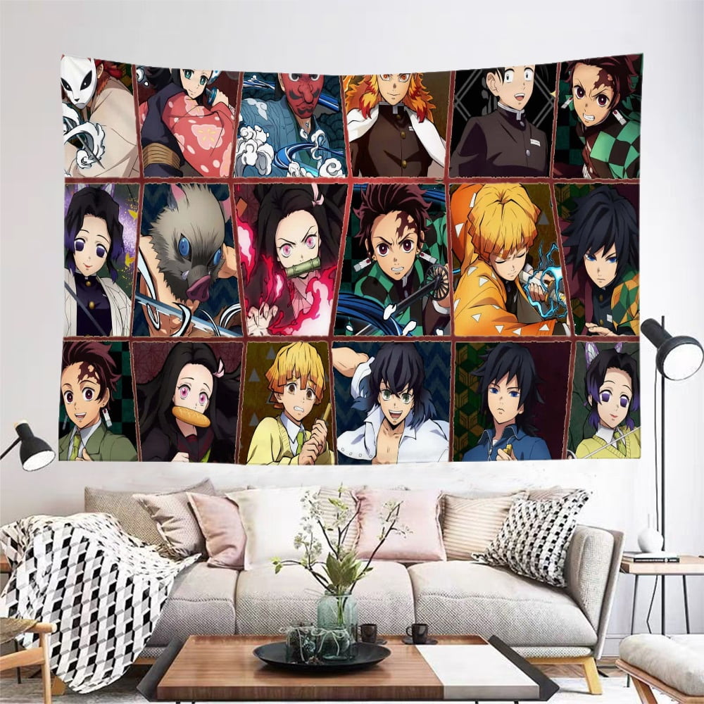 Anime Poster Demon Slayer-Backdrop Popular Background for Party Home ...