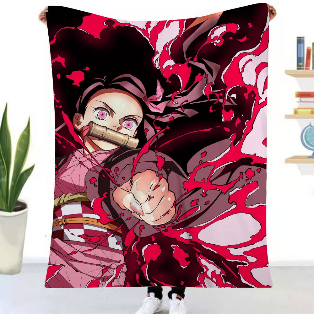 Anime Poster Demon Slayer-Throw Blanket, Exquisite Beds Sofa Summer Bed ...