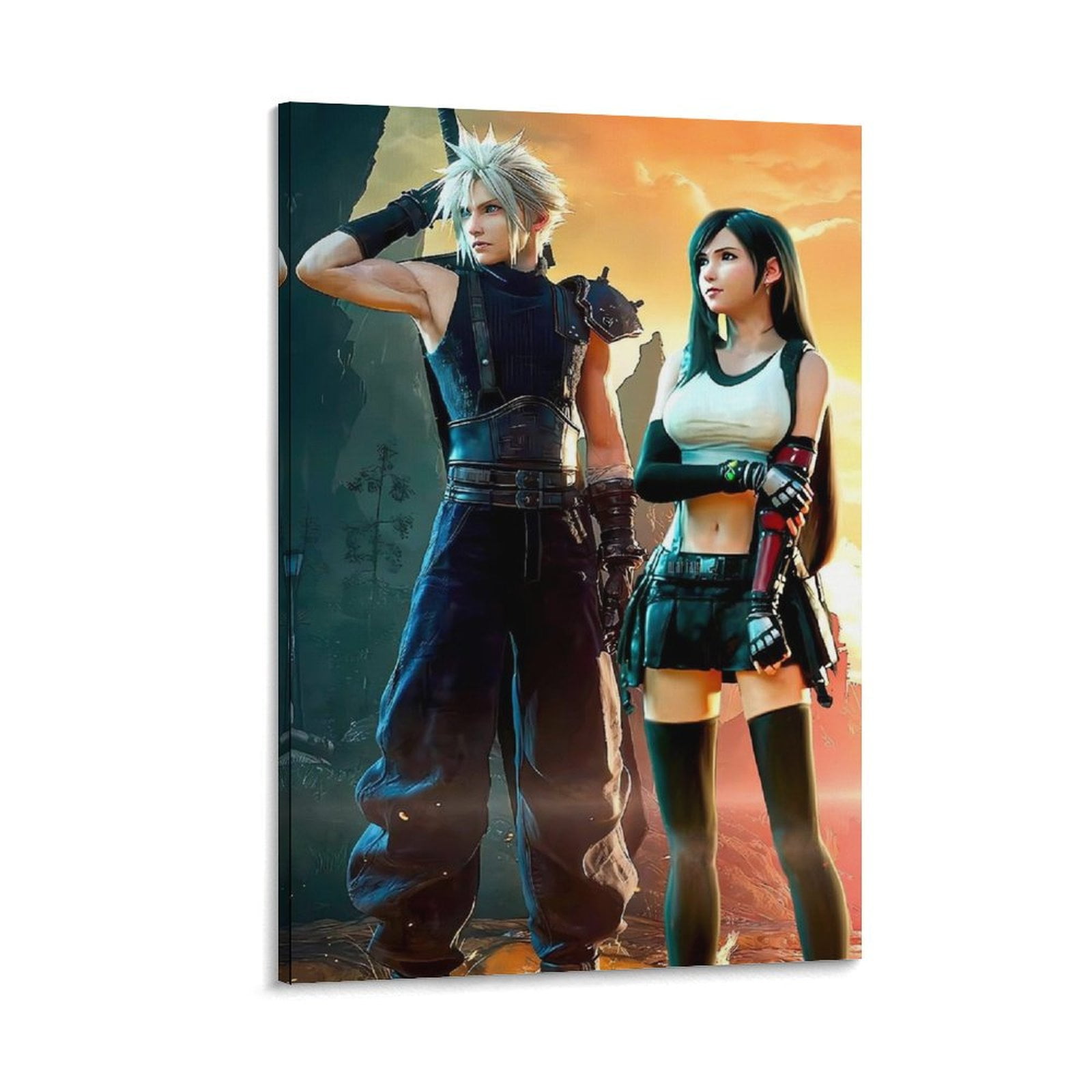 Anime Poster Final Game Fantasy 7 Rebirth Art Game Posters Canvas Art ...
