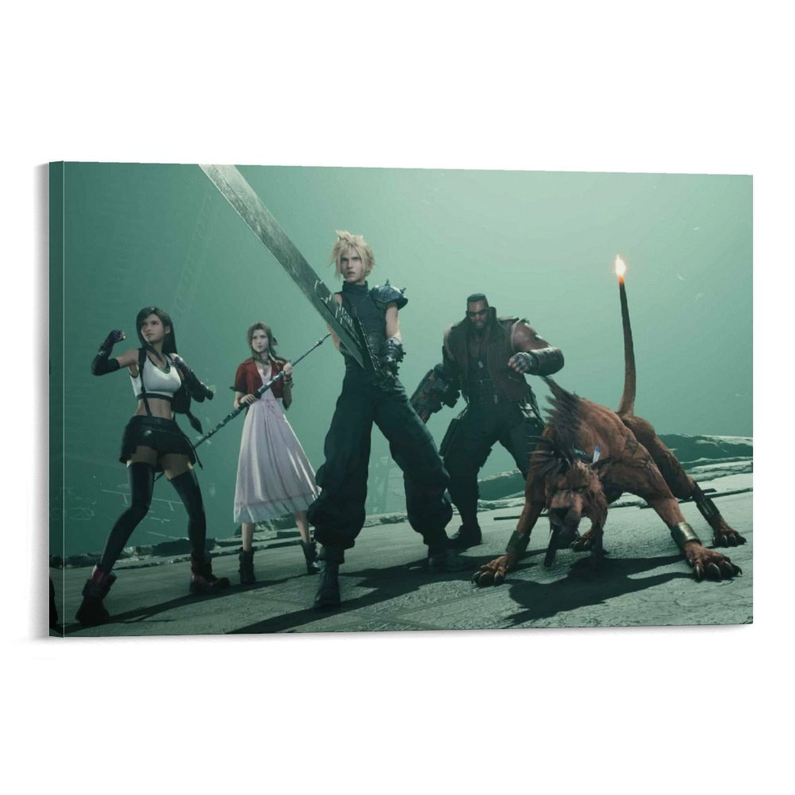 Anime Poster Final Game Fantasy 7 Rebirth Art Game Posters Cloud (5 ...