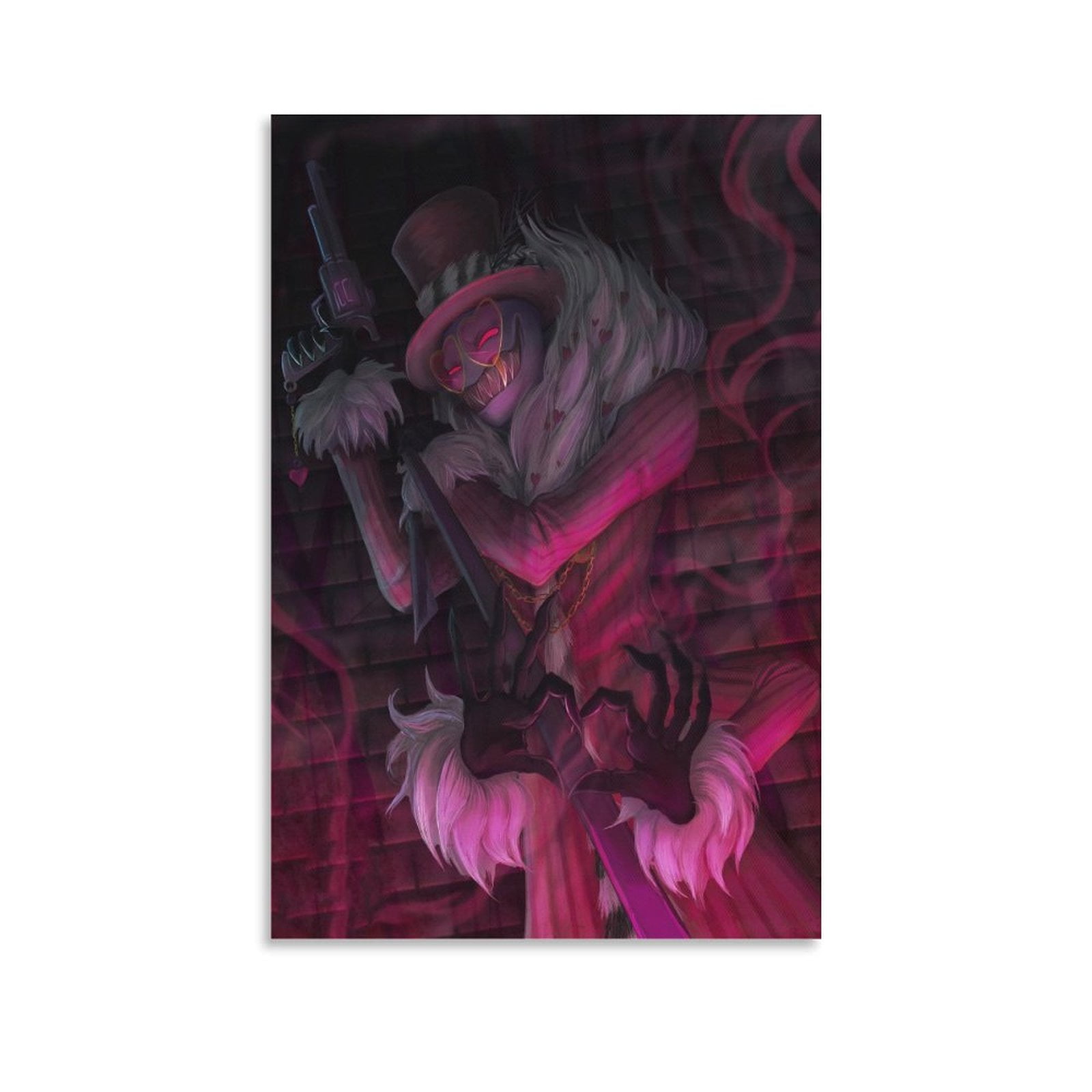 Anime Poster Hazbin Hotel Valentino (1) Painting On Canvas Wall Art ...