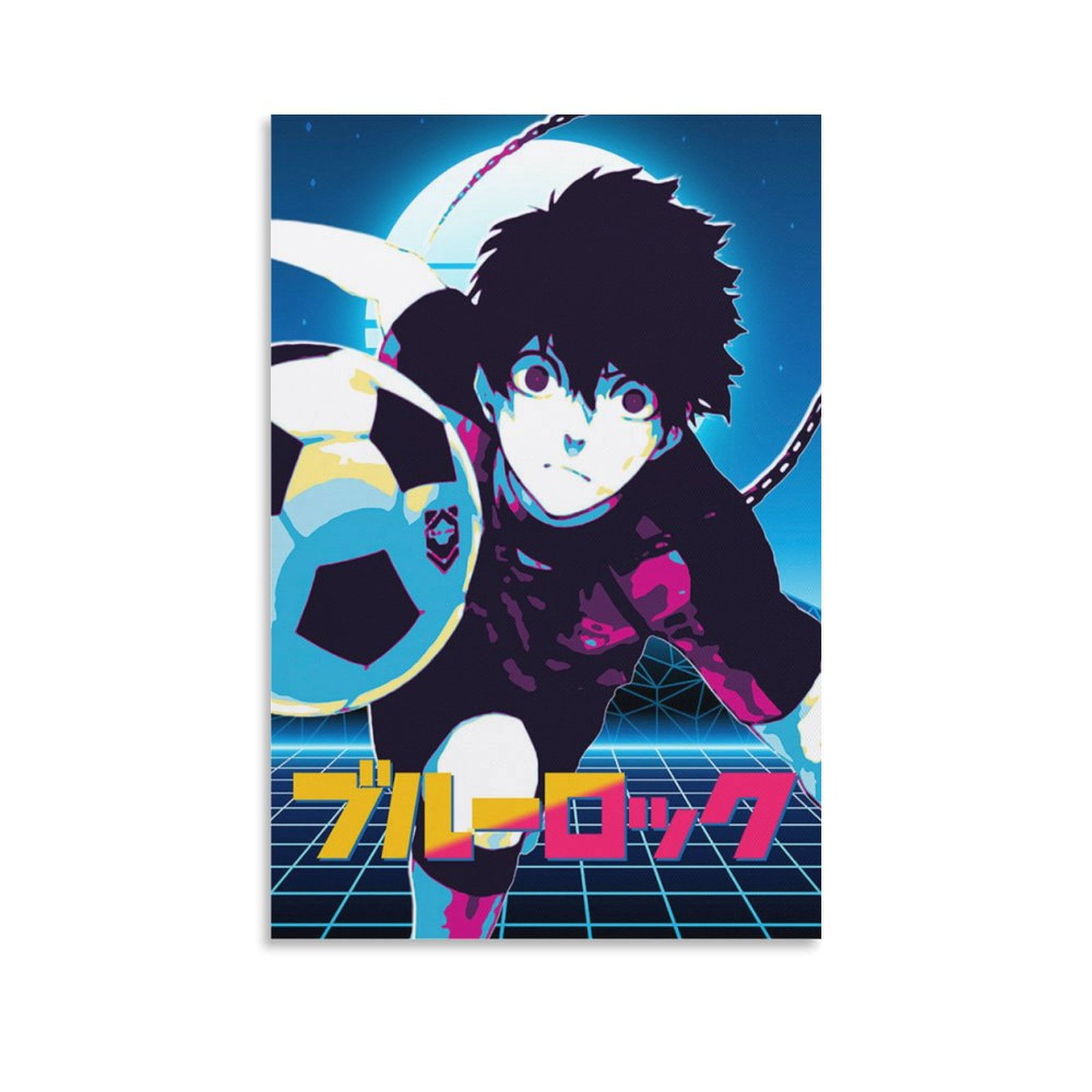 Anime Poster Isagi Yoichi Painting On Canvas Wall Art Poster Scroll ...