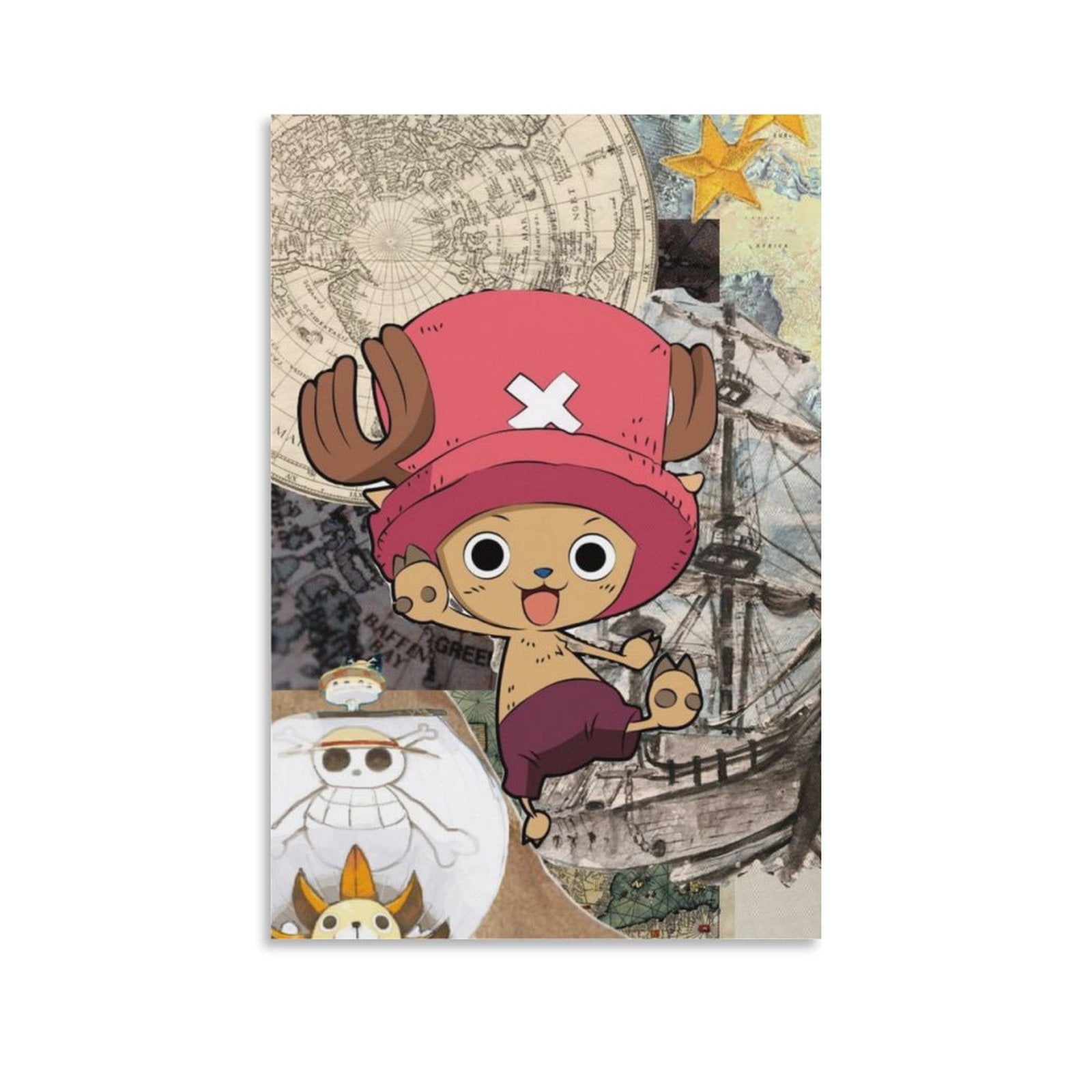 Anime Poster One Piece Chopper Room Decor Wall Art One Piece Chopper ...