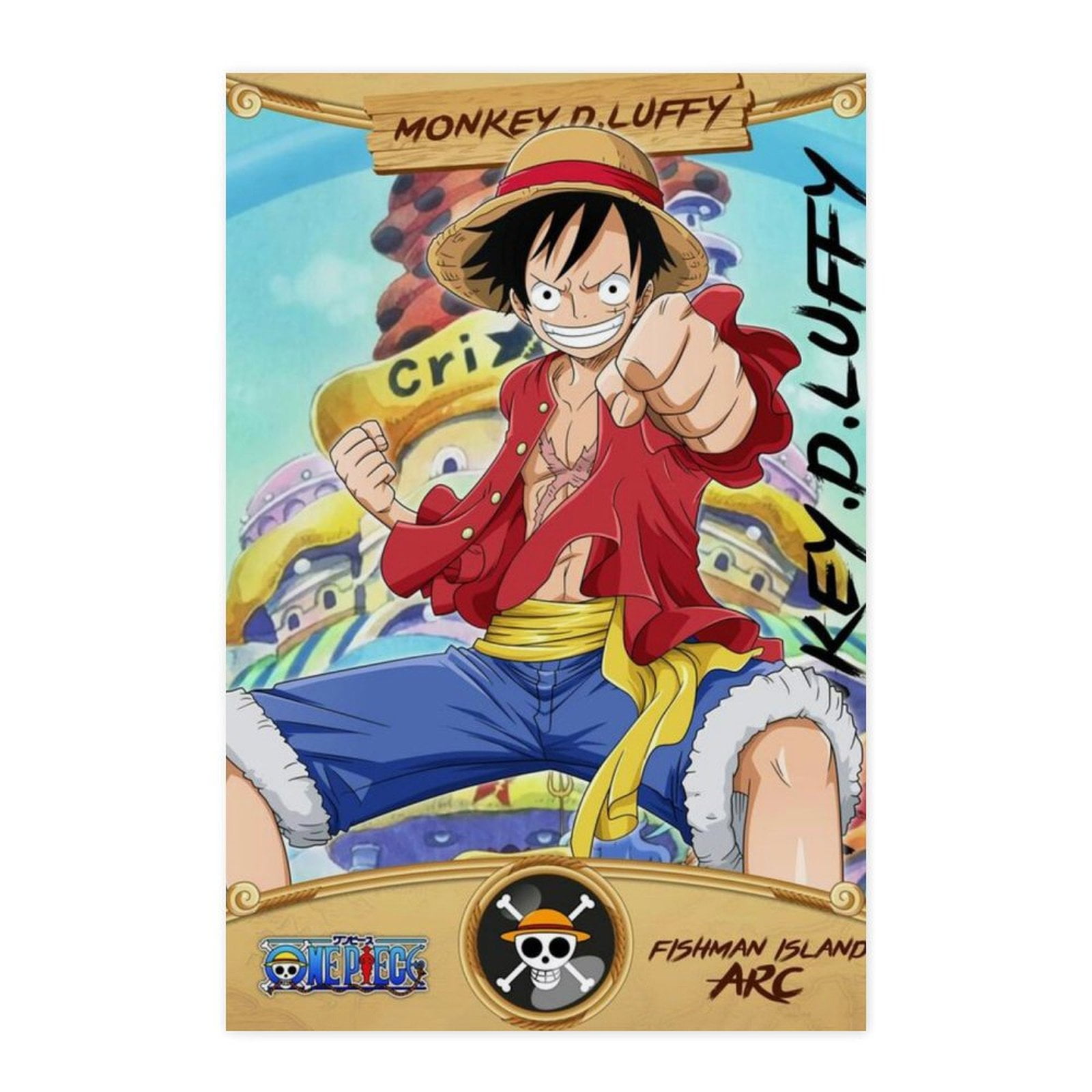 Anime Poster One Piece Luffy Room Decor Wall Art One Piece Luffy Merch ...