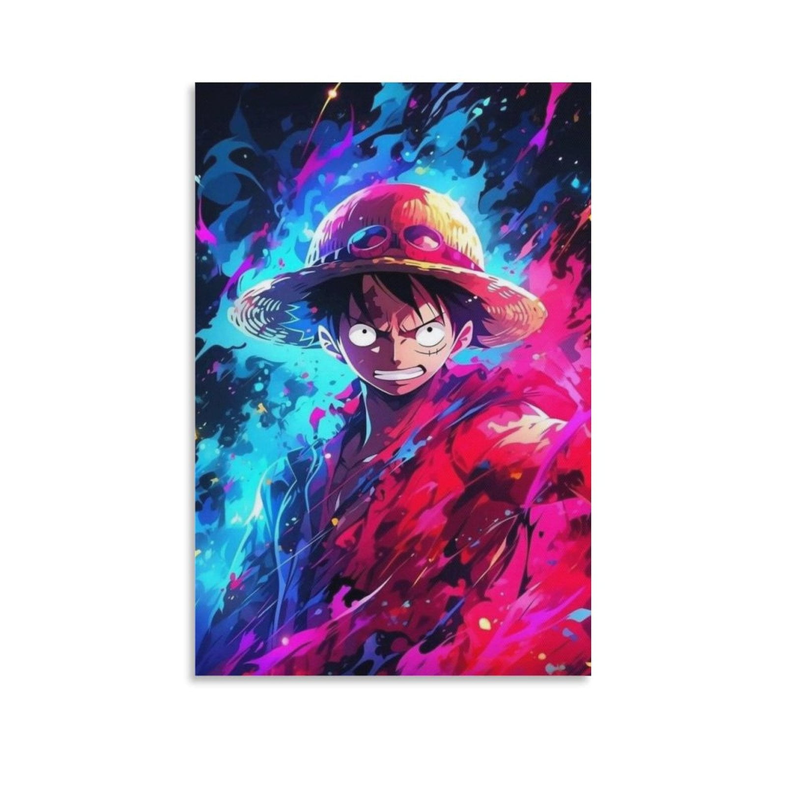 Anime Poster One Piece Luffy Room Decor Wall Art One Piece Luffy Merch ...
