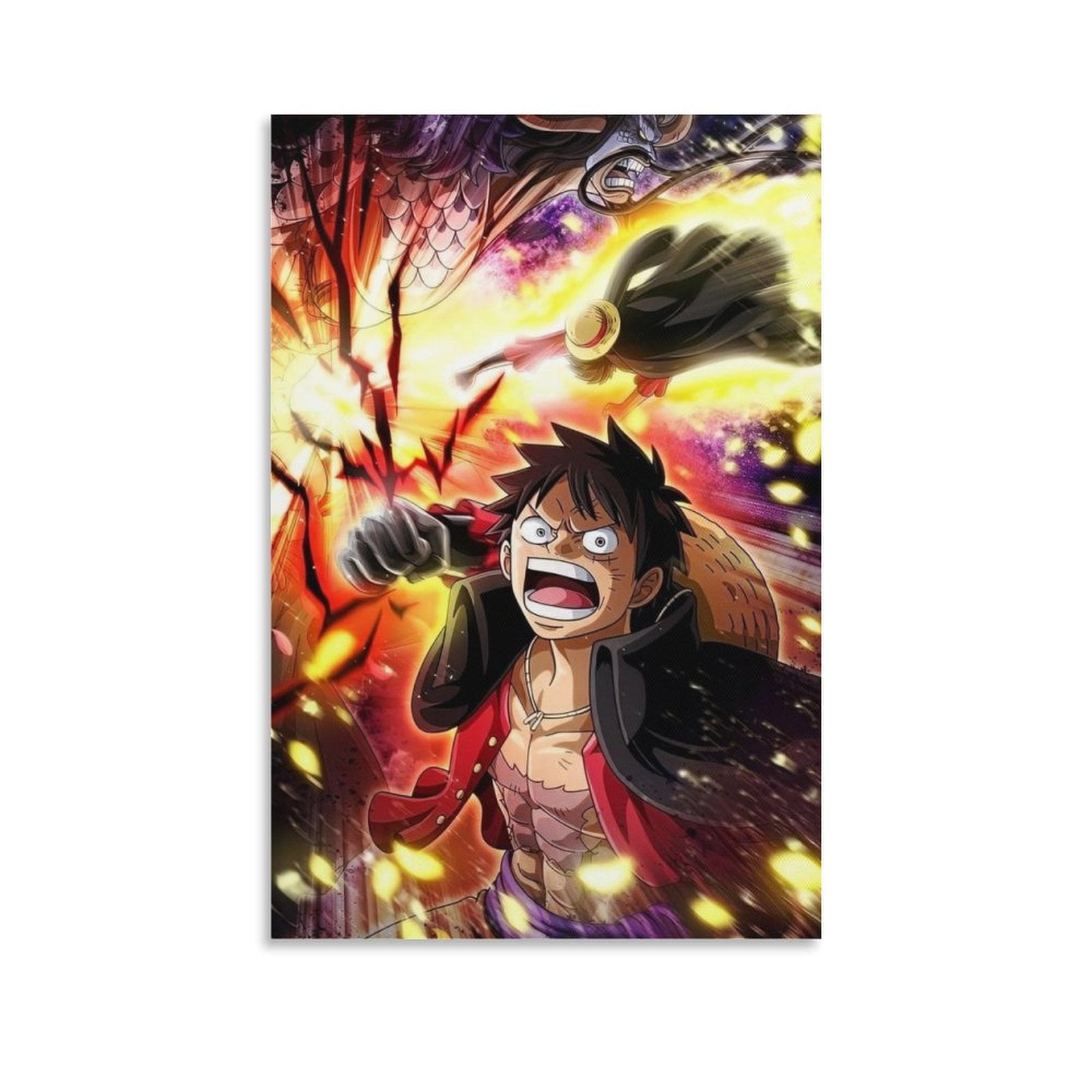 Anime Poster One Piece Luffy Room Decor Wall Art One Piece Luffy Merch ...