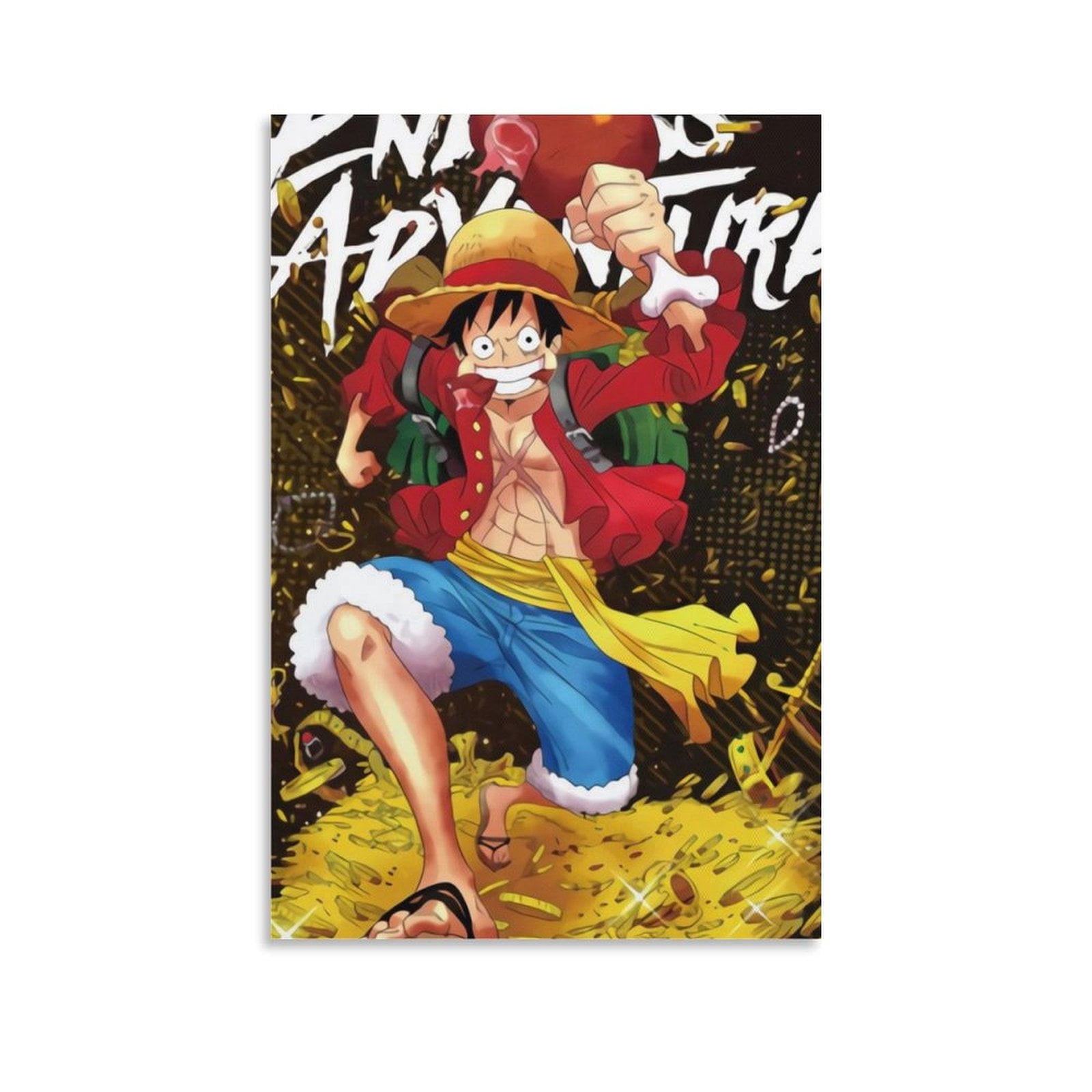 Anime Poster One Piece Luffy Room Decor Wall Art One Piece Luffy Merch ...