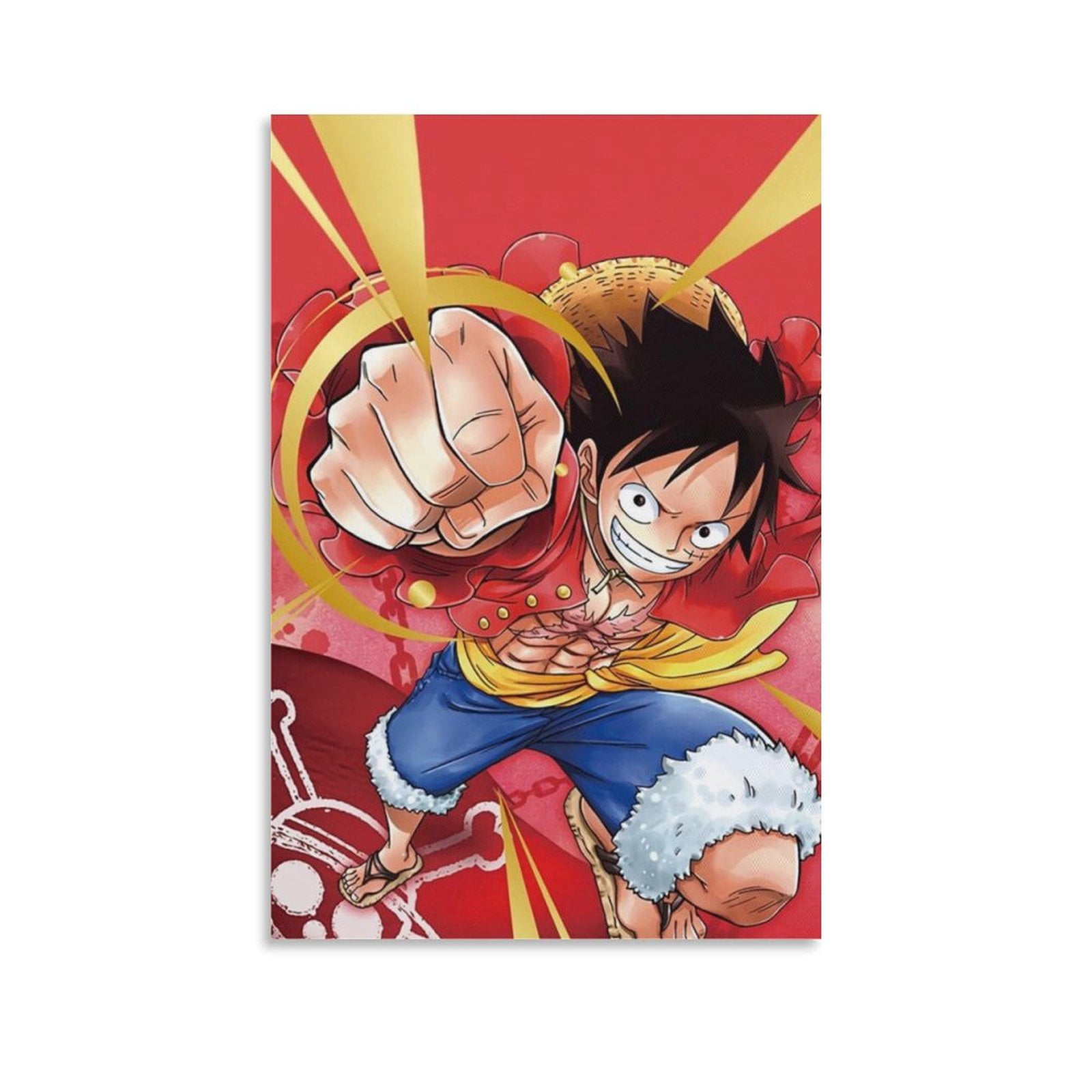 Anime Poster One Piece Luffy Room Decor Wall Art One Piece Luffy Merch ...
