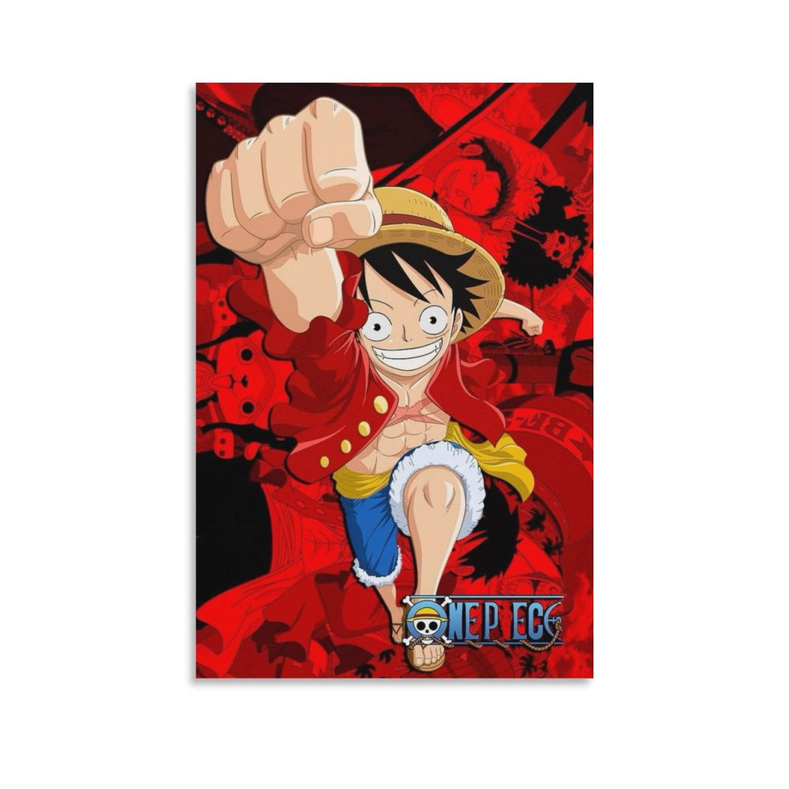 Anime Poster One Piece Luffy Room Decor Wall Art One Piece Luffy Merch ...