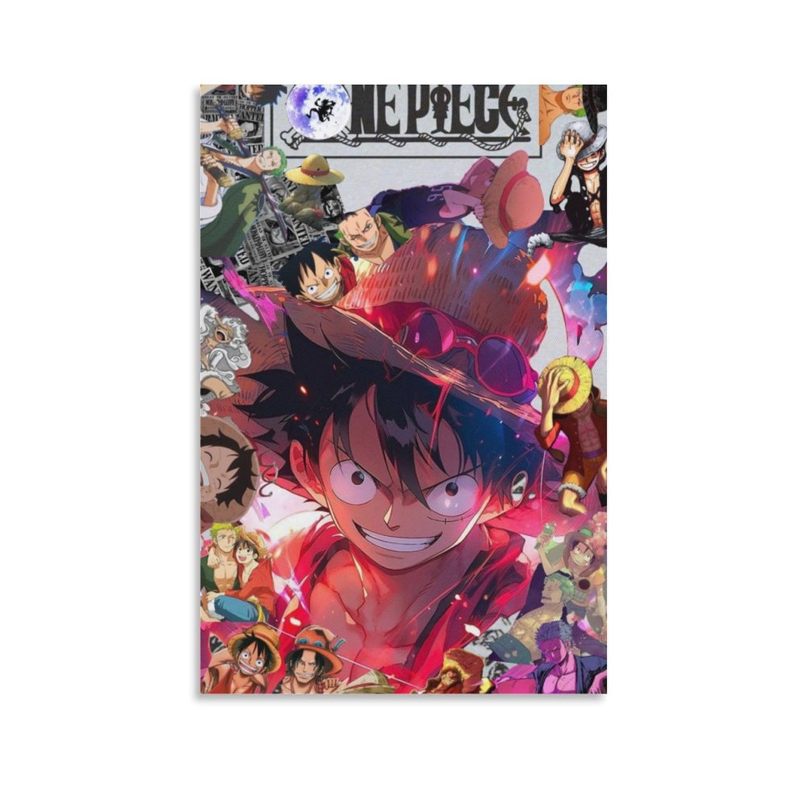 Anime Poster One Piece Luffy Room Decor Wall Art One Piece Luffy Merch ...
