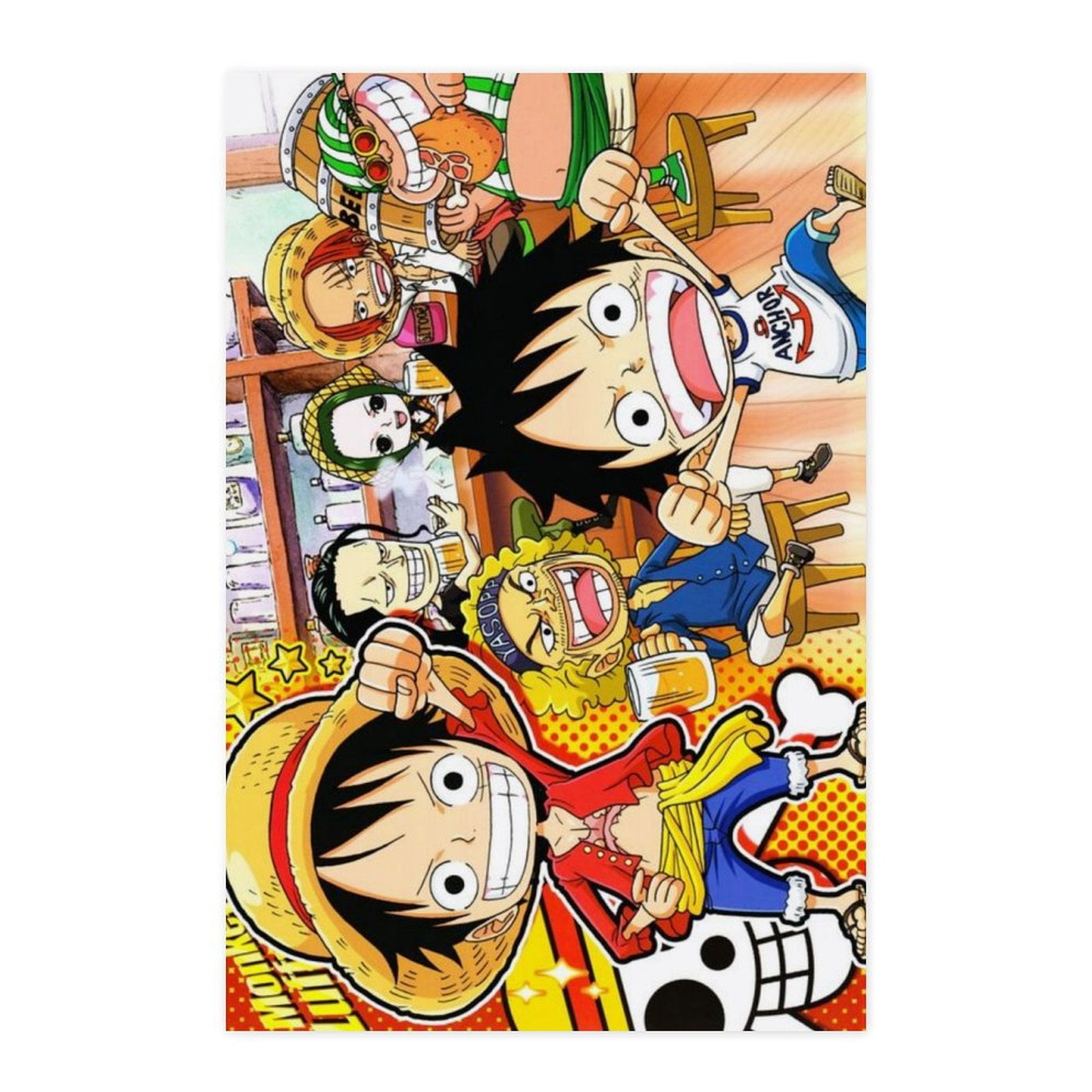 Anime Poster One Piece Luffy Room Decor Wall Art One Piece Luffy Merch ...