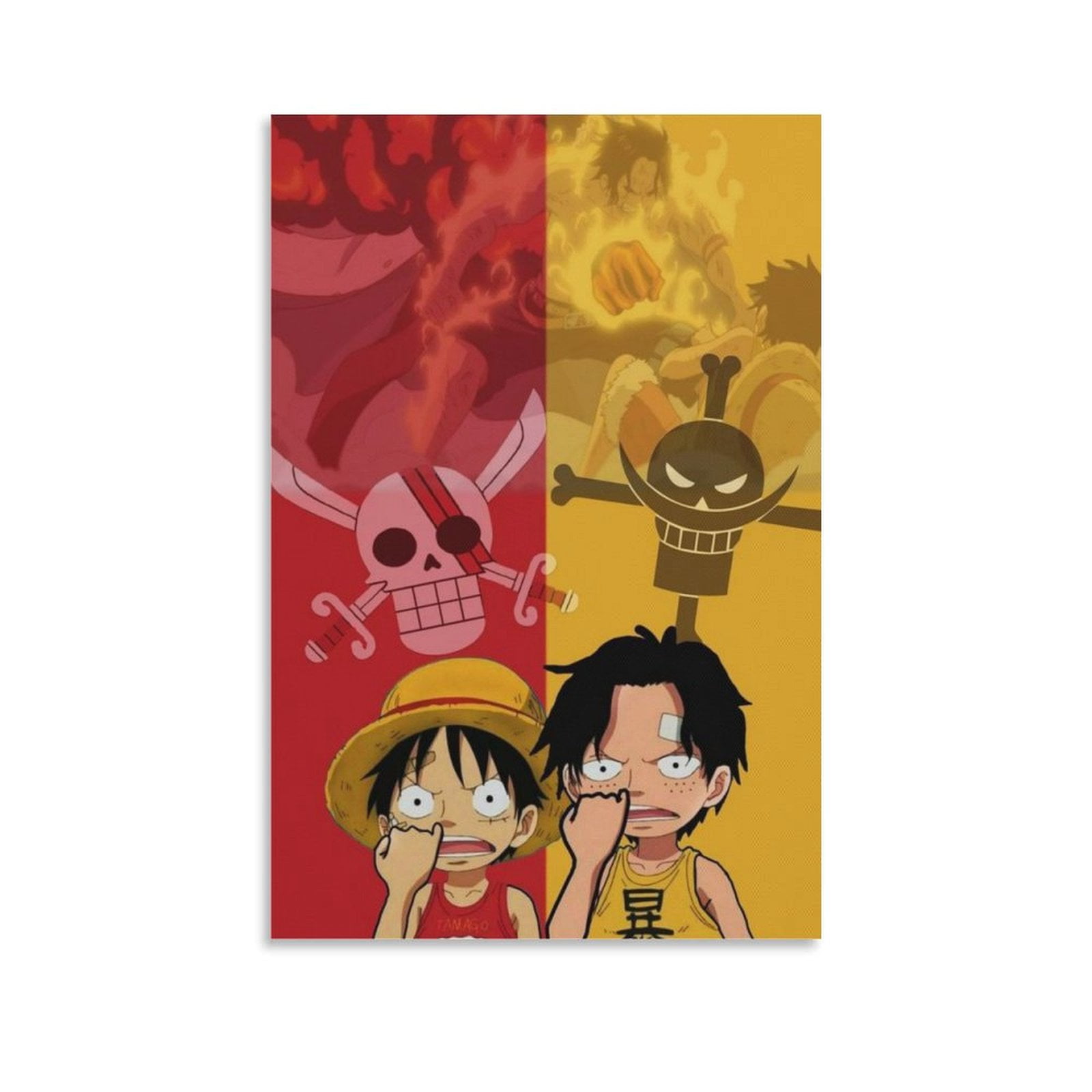 Anime Poster One Piece Luffy Room Decor Wall Art One Piece Luffy Merch ...