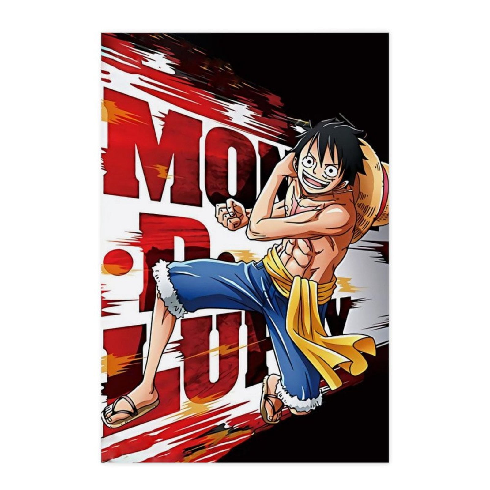 Anime Poster One Piece Luffy Room Decor Wall Art One Piece Luffy Merch ...