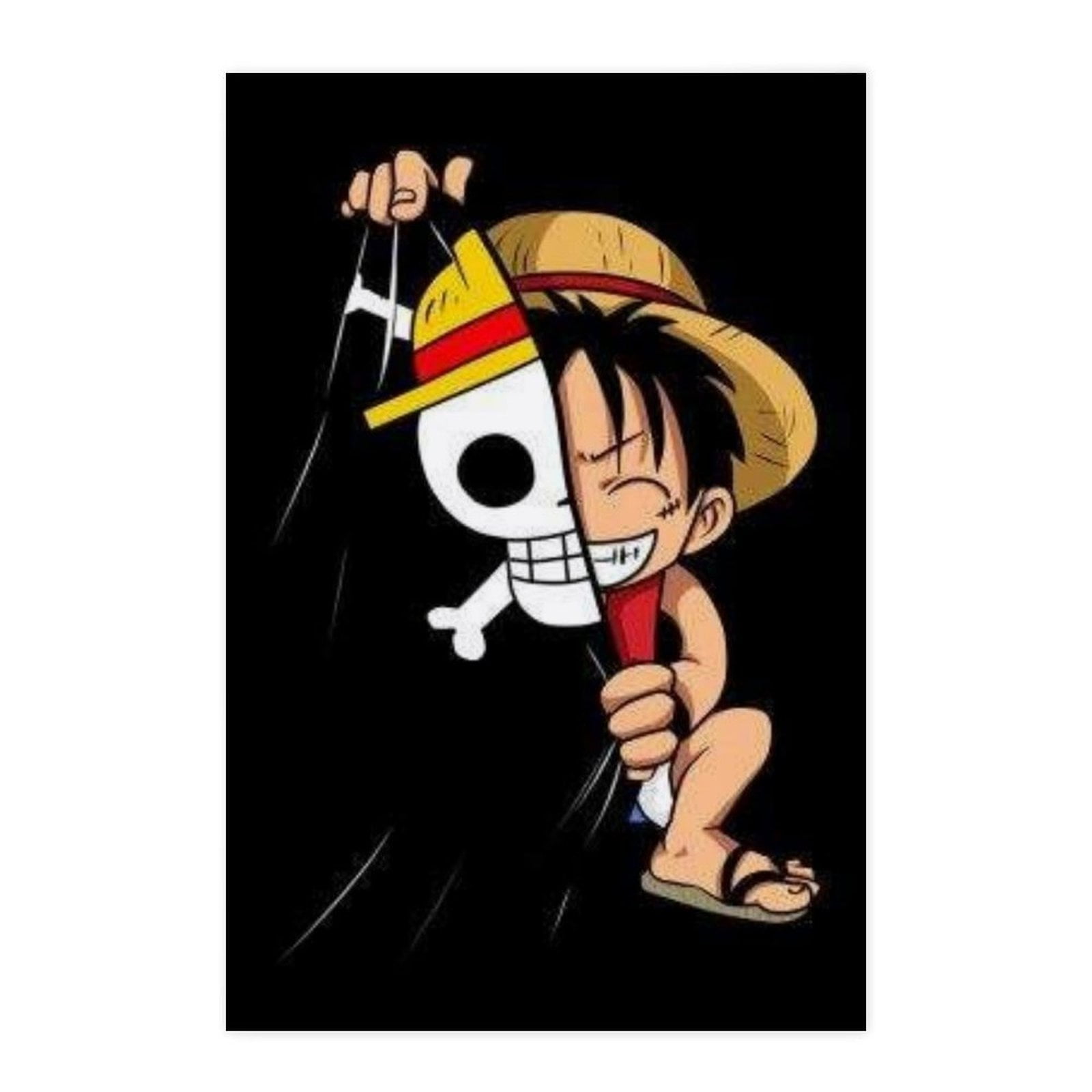 Anime Poster One Piece Luffy Room Decor Wall Art One Piece Luffy Merch ...