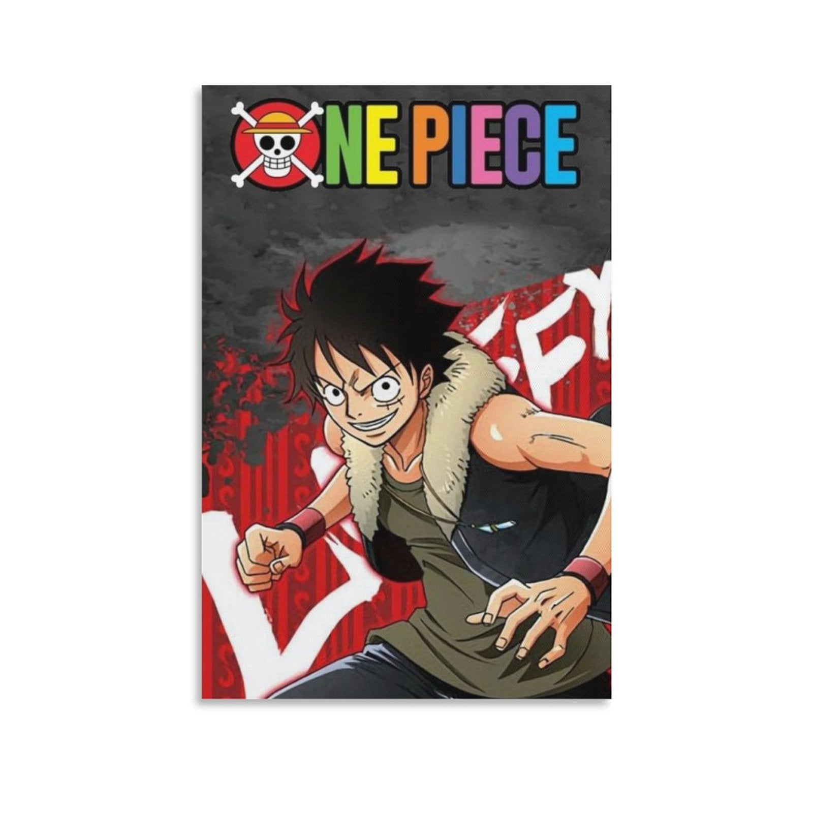 Anime Poster One Piece Luffy Room Decor Wall Art One Piece Luffy Merch ...