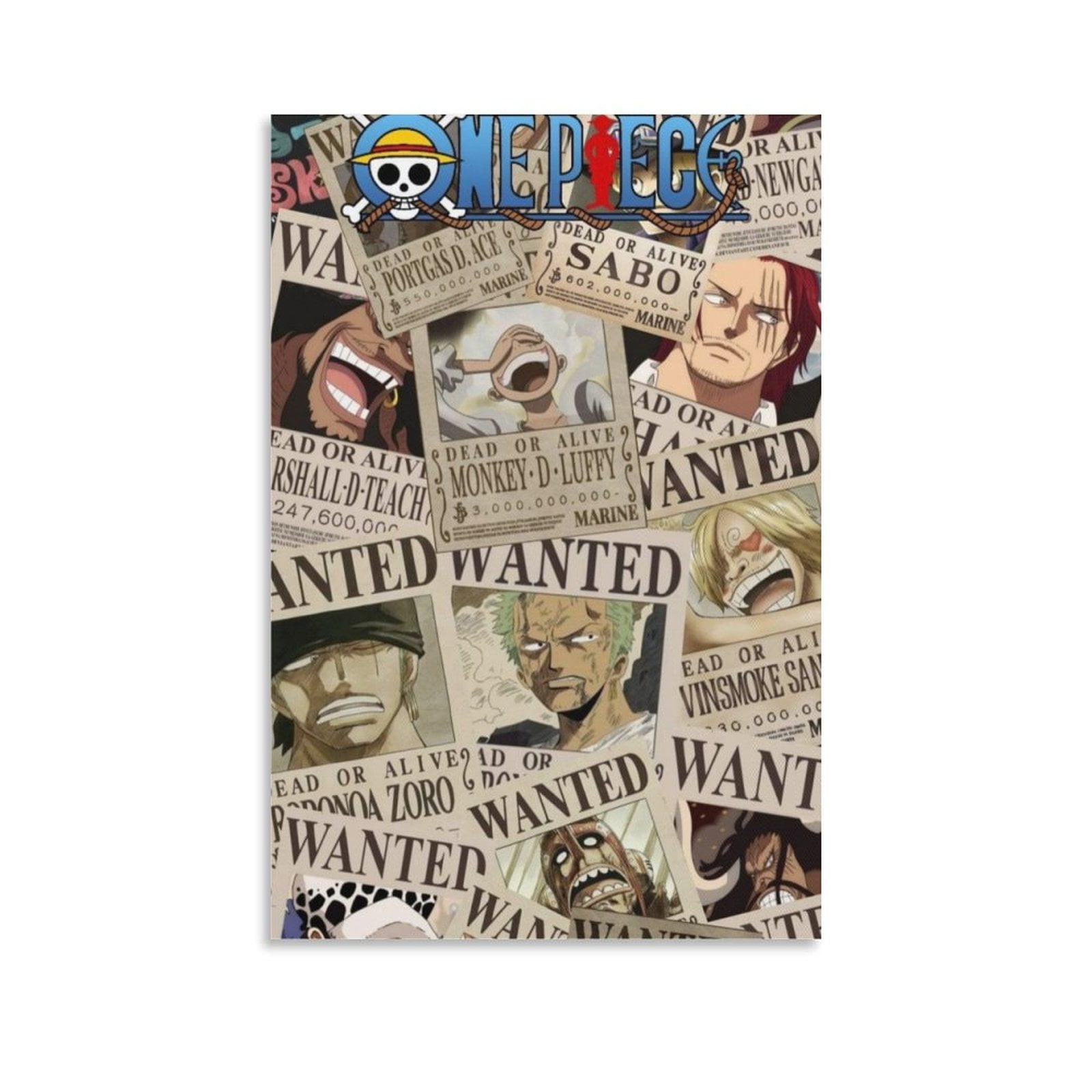 Anime Poster One Piece Room Decor Wall Art One Piece Merch - Walmart.com
