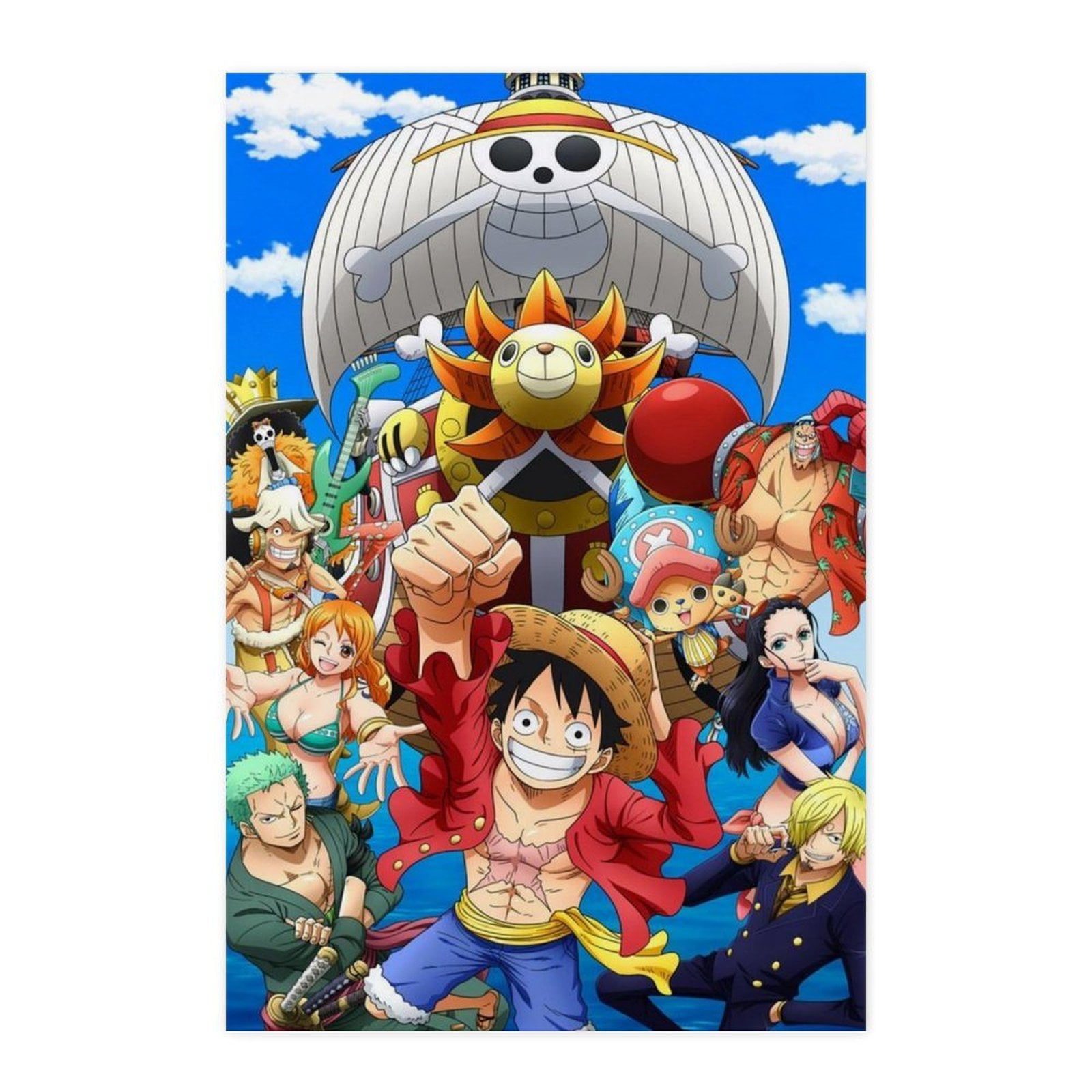 Anime Poster One Piece Room Decor Wall Art One Piece Merch - Walmart.com