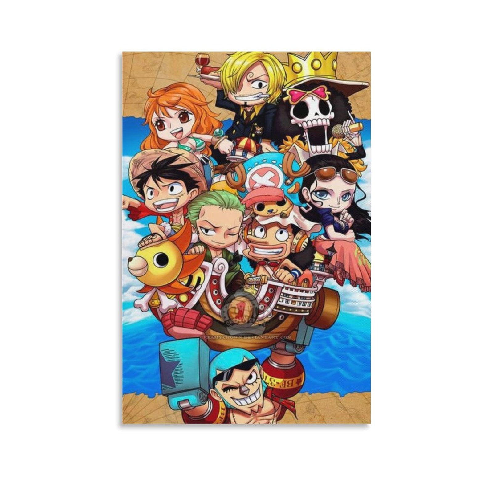 Anime Poster One Piece Room Decor Wall Art One Piece Merch - Walmart.com
