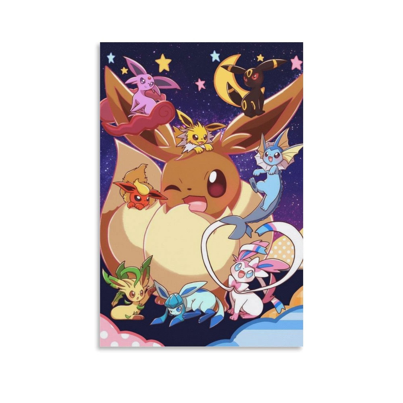 Anime Poster Pokemon Room Decor Wall Art Pokemon Merch - Walmart.com