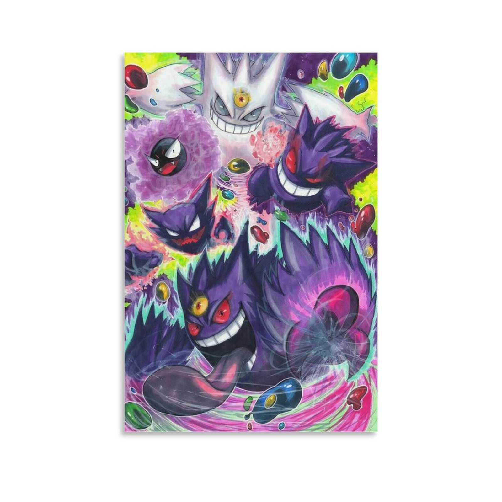Anime Poster Pokemon Room Decor Wall Art Pokemon Merch - Walmart.com