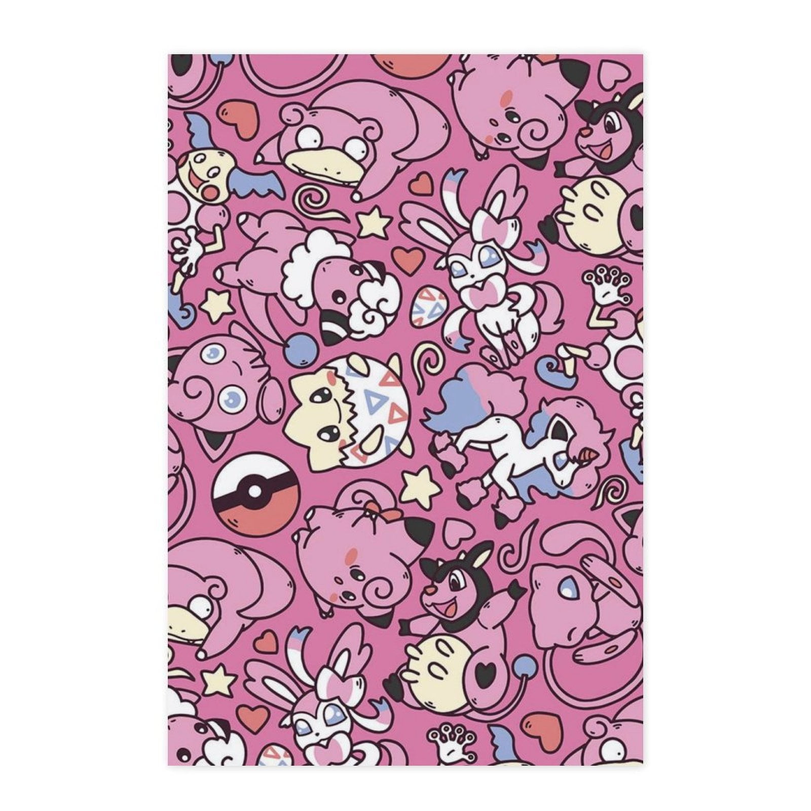 Anime Poster Pokemon Room Decor Wall Art Pokemon Merch - Walmart.com