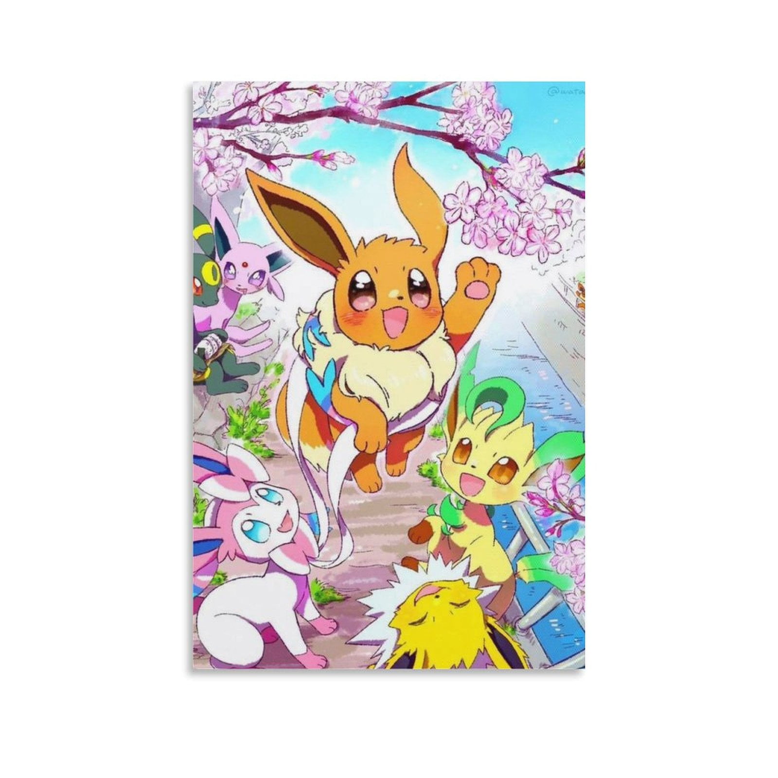 Anime Poster Pokemon Room Decor Wall Art Pokemon Merch - Walmart.com