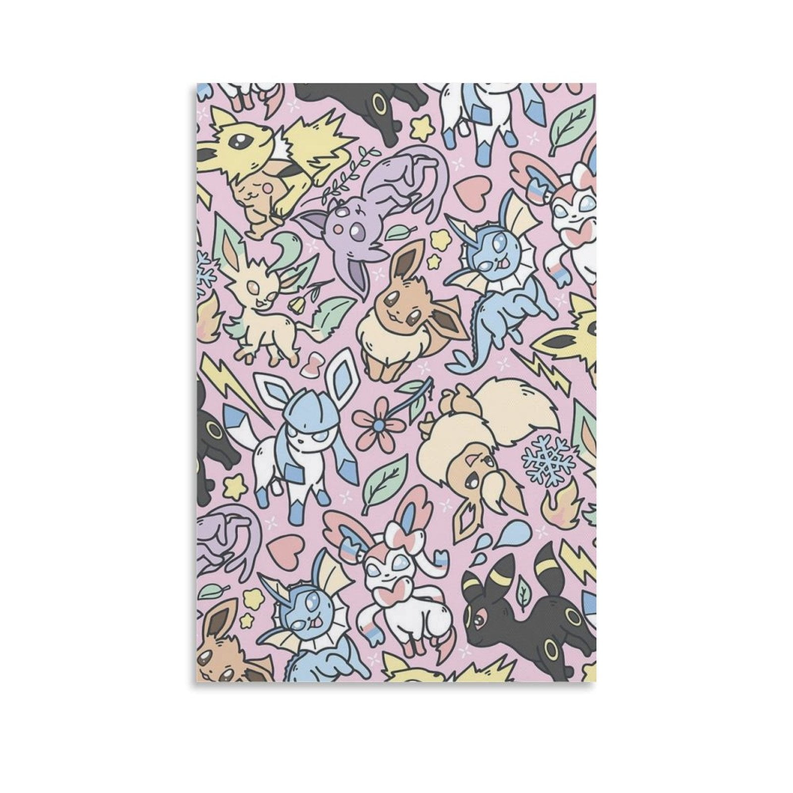 Anime Poster Pokemon Room Decor Wall Art Pokemon Merch - Walmart.com