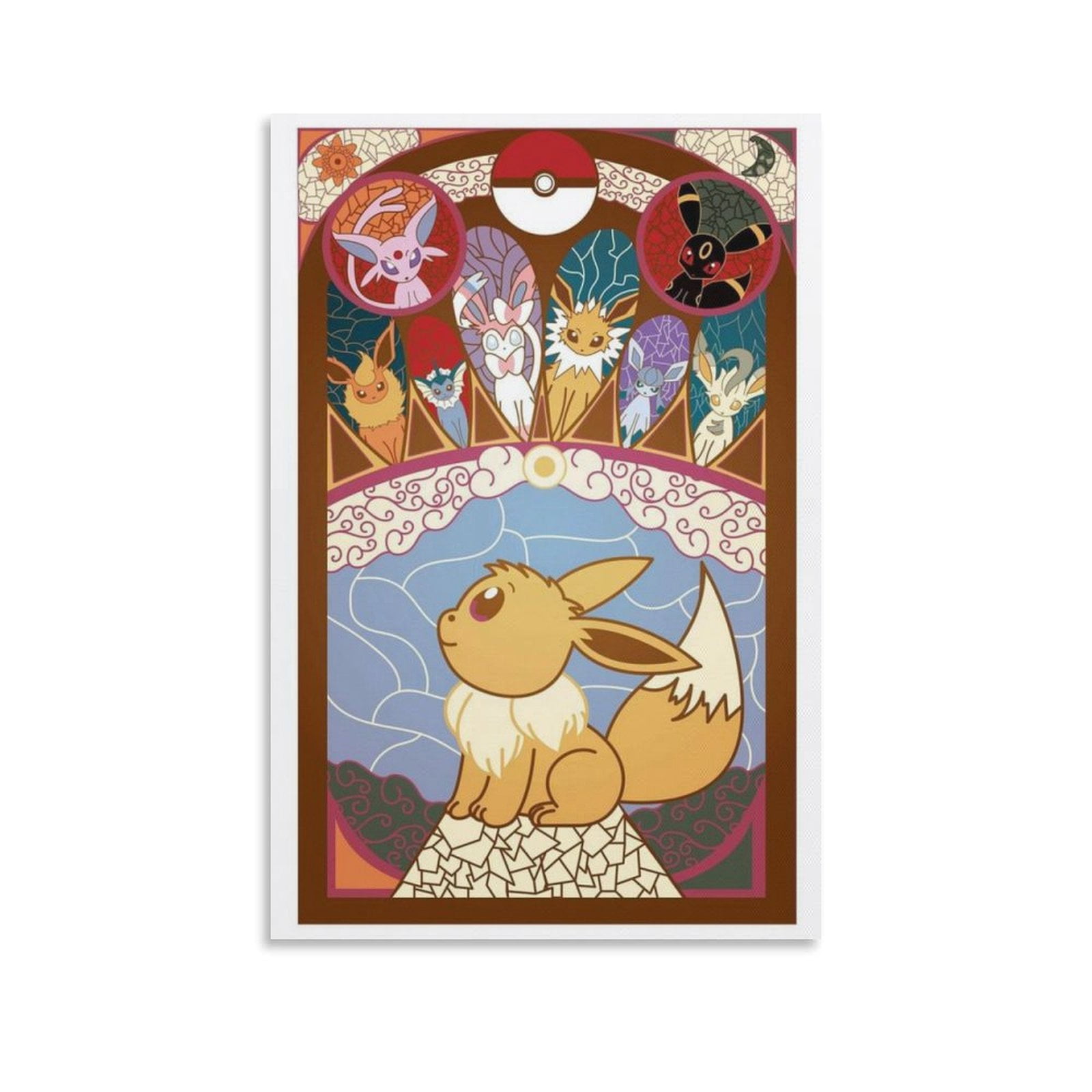 Anime Poster Pokemon Room Decor Wall Art Pokemon Merch - Walmart.com