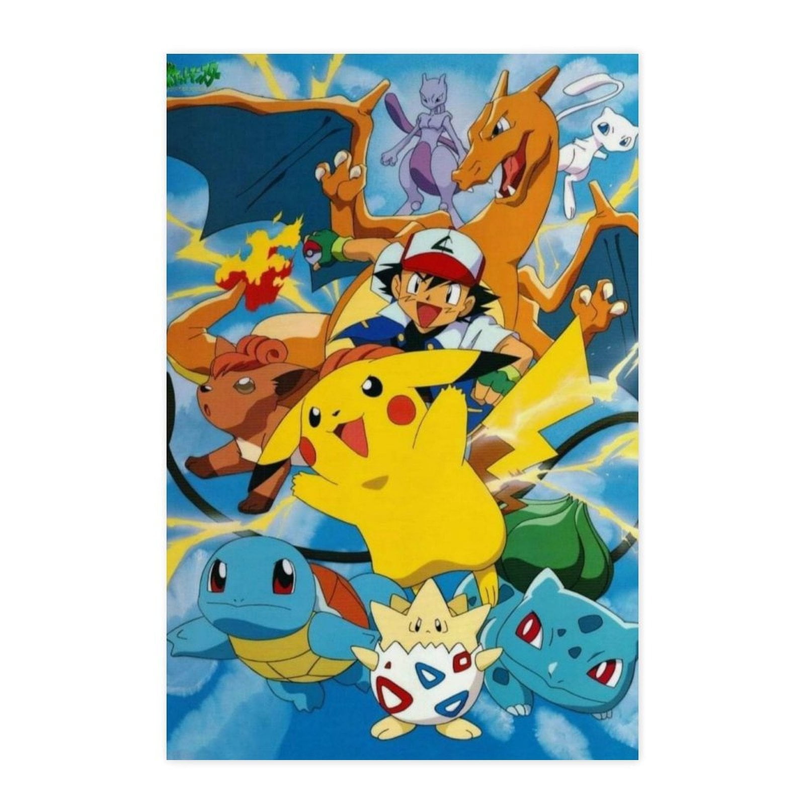 Anime Poster Pokemon Room Decor Wall Art Pokemon Merch - Walmart.com