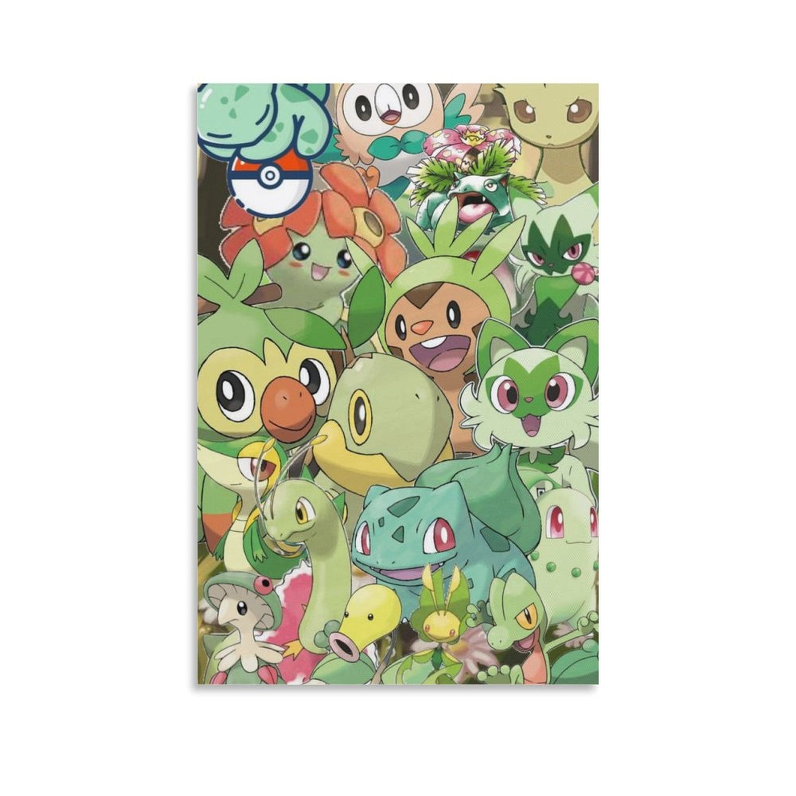 Anime Poster Pokemon Room Decor Wall Art Pokemon Merch - Walmart.com