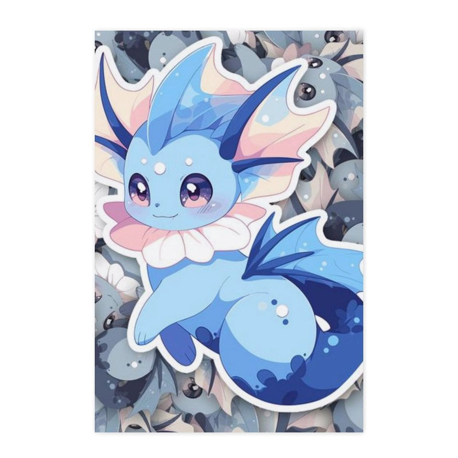 Anime Poster Pokemon Room Decor Wall Art Pokemon Merch - Walmart.com