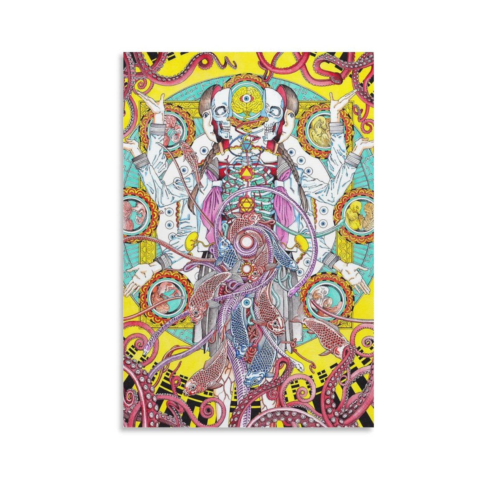 Anime Poster Shintaro Kago Horror Funny (10) Picture Print Canvas ...