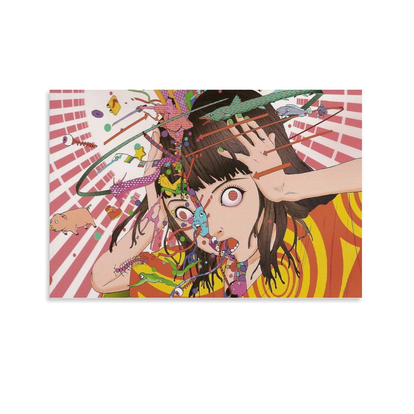 Anime Poster Shintaro Kago Horror Funny (48) Posters Wall Art Painting ...