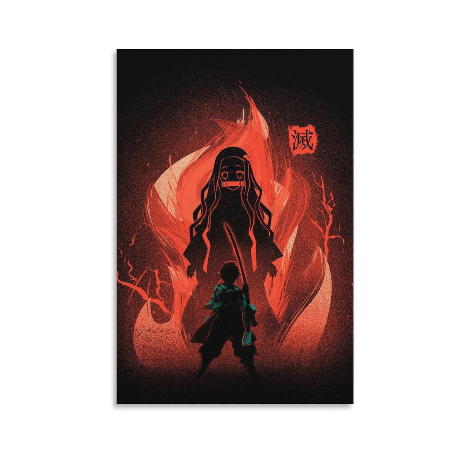 Anime Poster Tanjiro Kamado Picture Print Canvas Poster Wall Paint Art ...