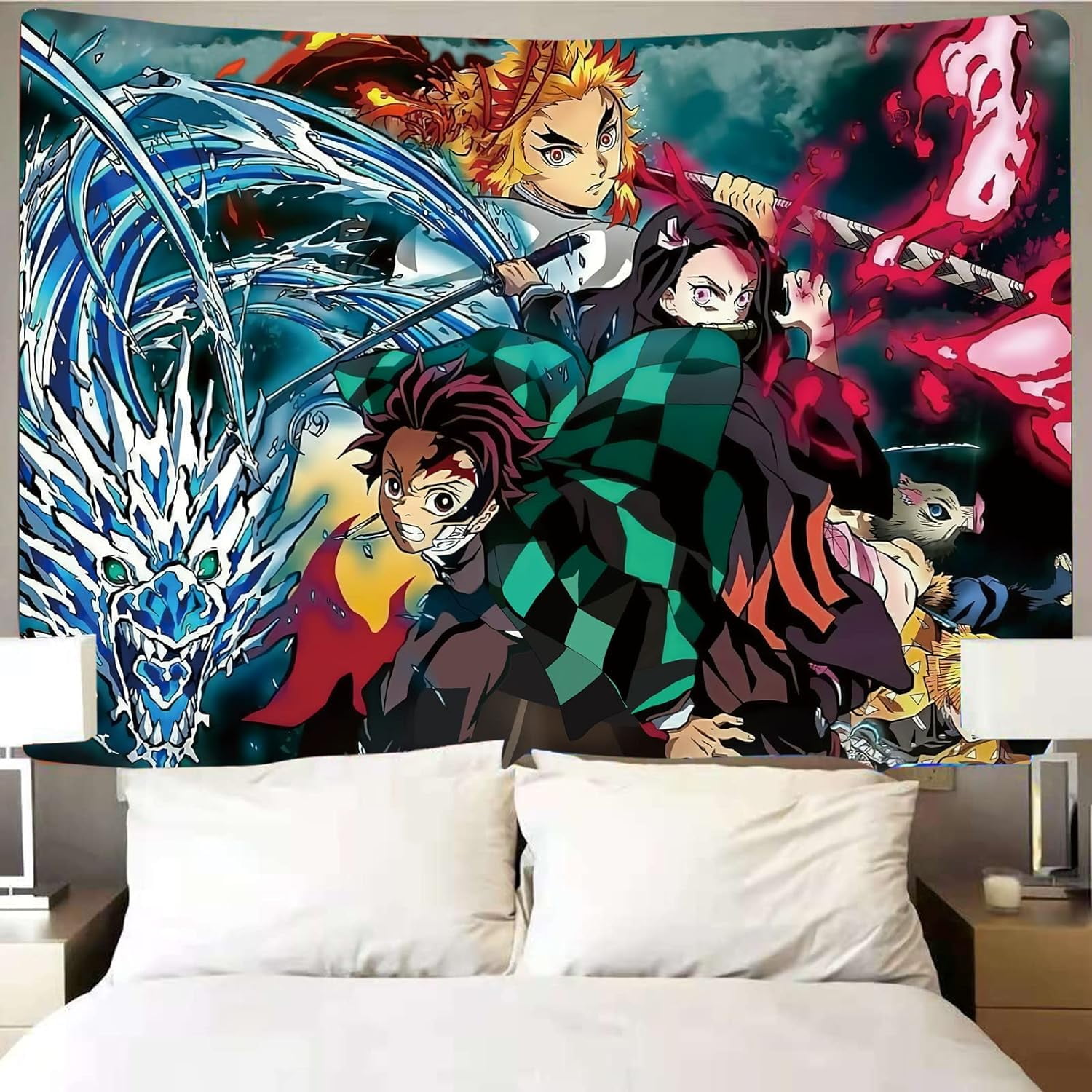 Anime Poster Tapestry - Metal Japanese Periphery - Bedroom Background ...