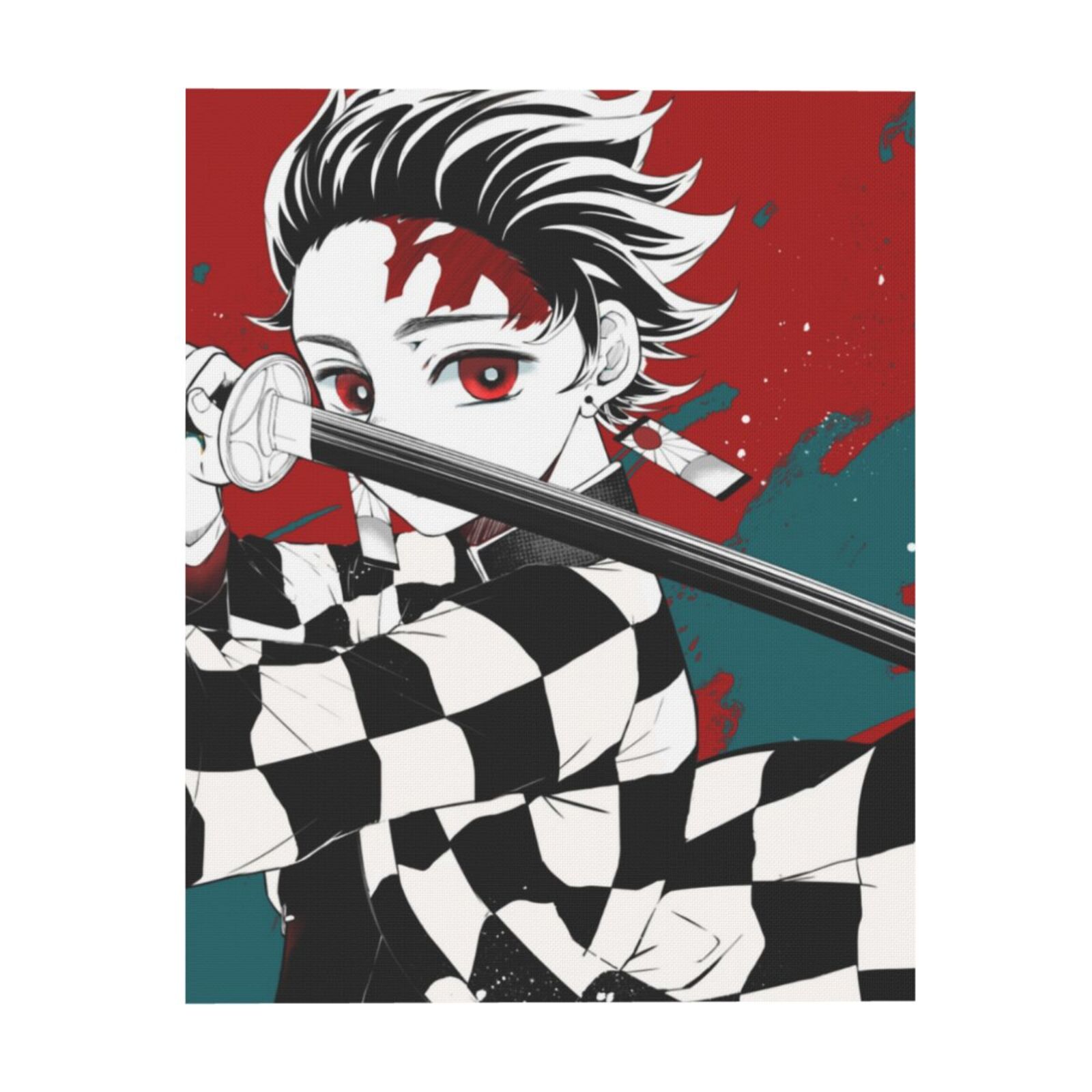 Anime Posters, Demon Slayer Kimetsu No Yaiba Wall Art Canvas Posters ...