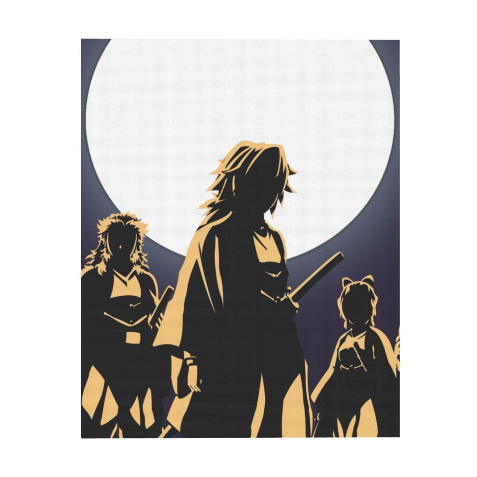 Anime Posters, Demon Slayer Kimetsu No Yaiba Wall Art Canvas Posters ...