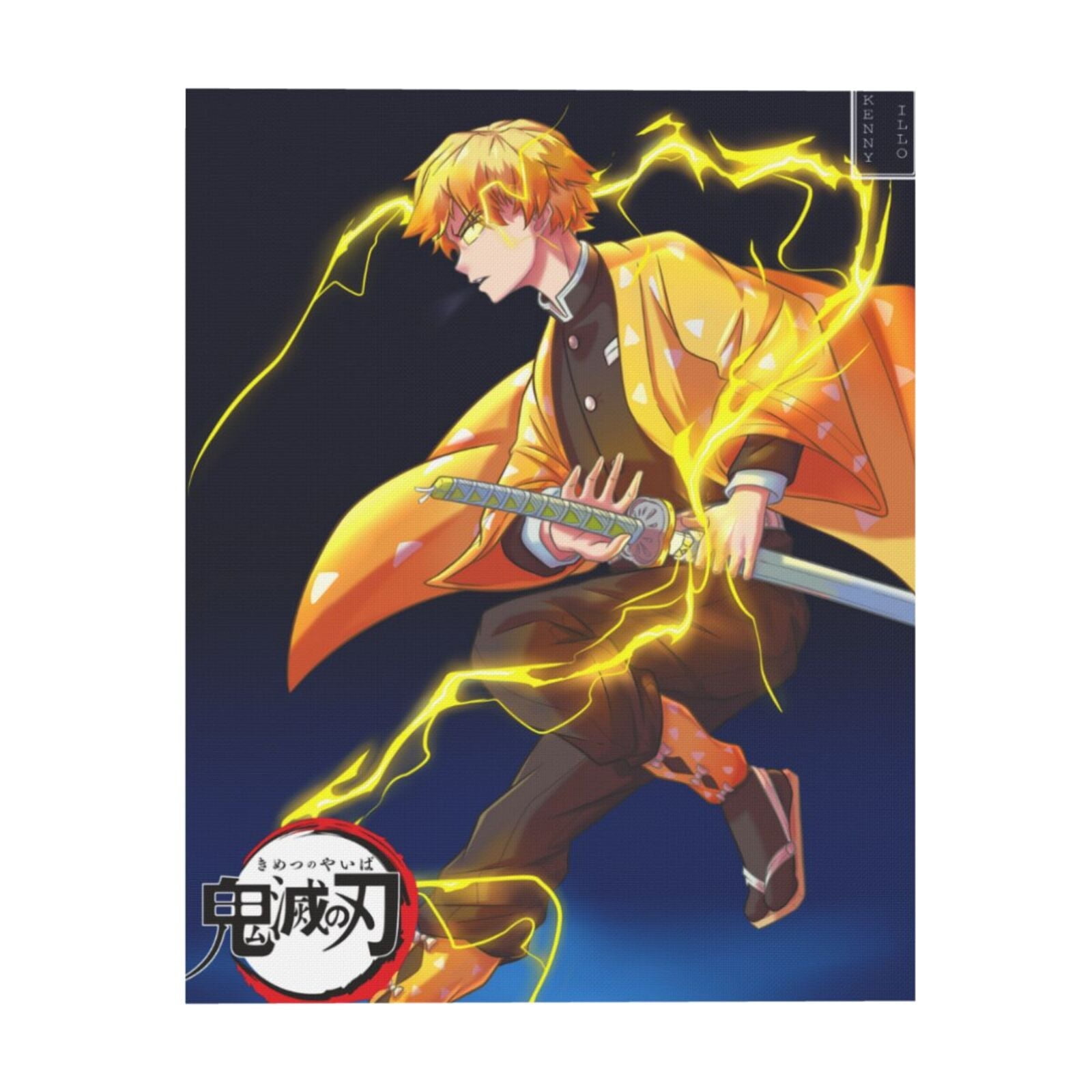 Anime Posters, Demon Slayer Kimetsu No Yaiba Wall Art Canvas Posters ...