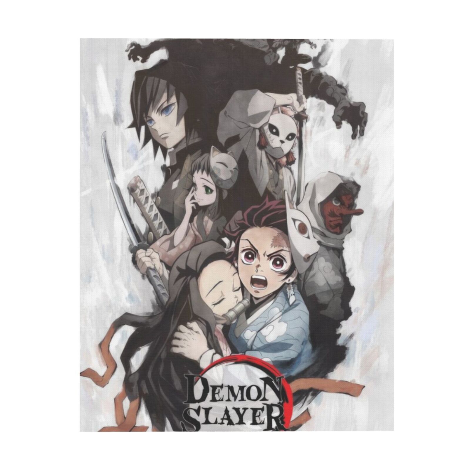 Anime Posters, Demon Slayer Kimetsu No Yaiba Wall Art Canvas Posters ...