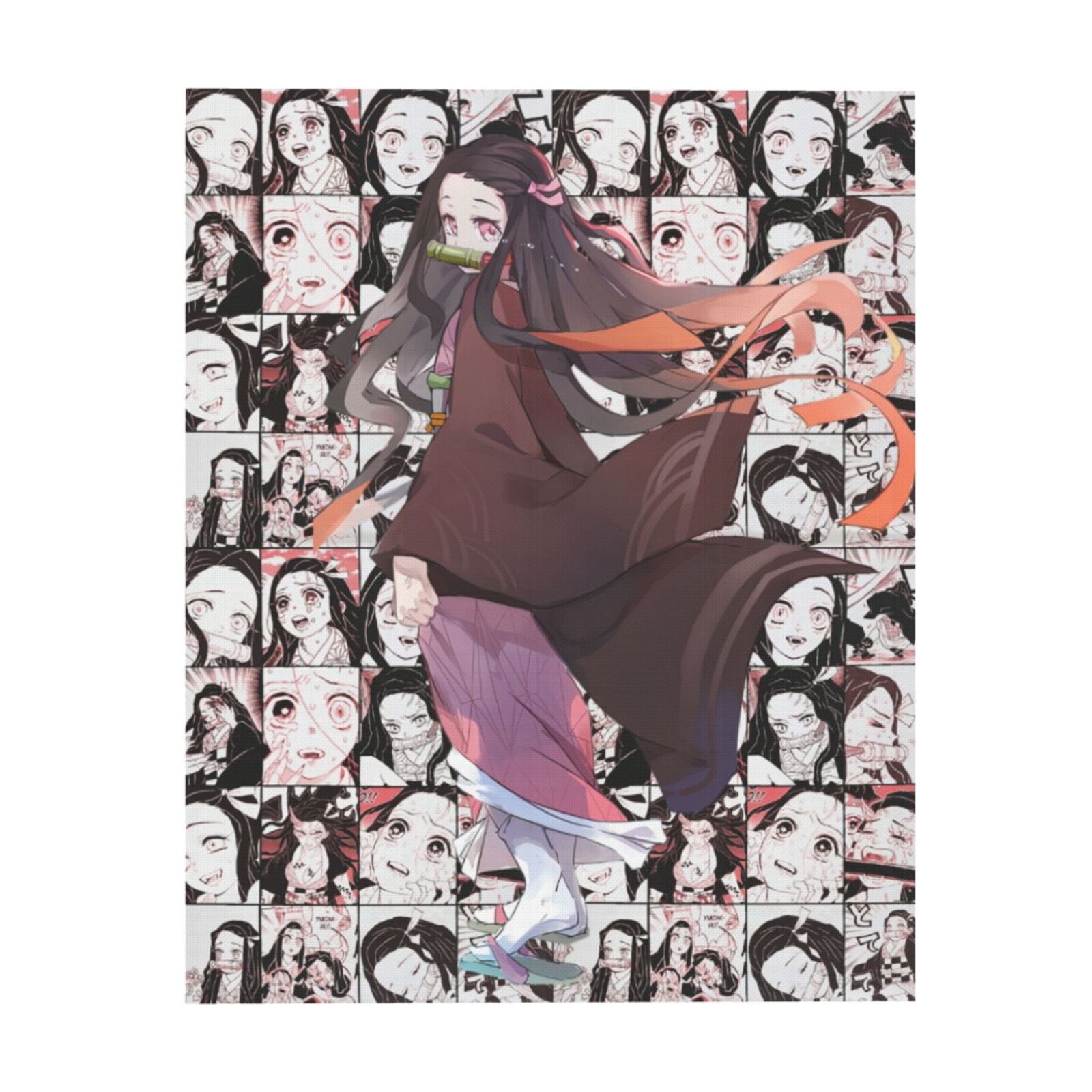 Anime Posters, Demon Slayer Kimetsu No Yaiba Wall Art Canvas Posters ...