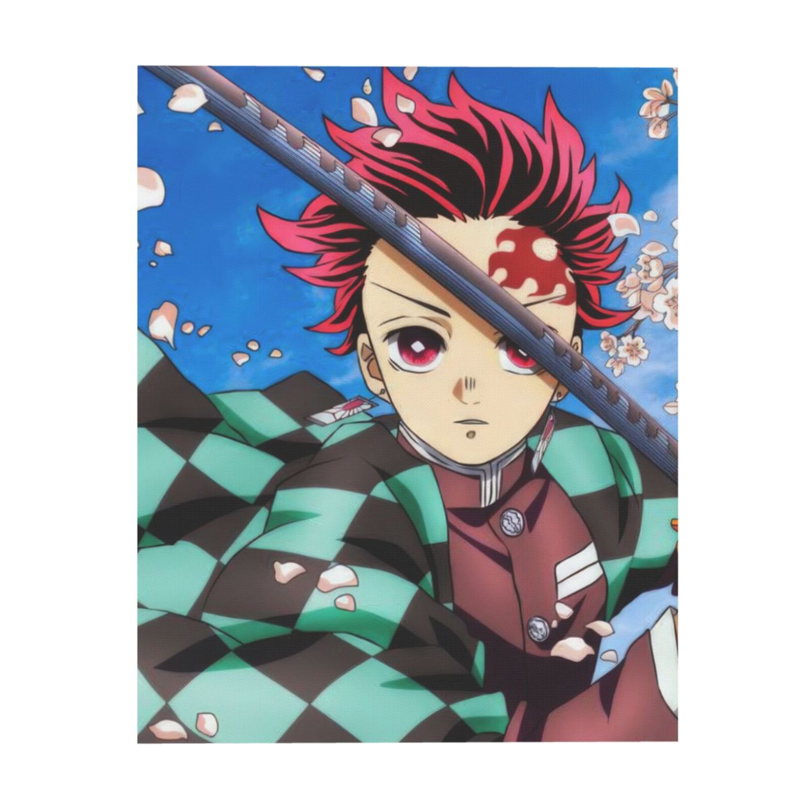 Anime Posters, Demon Slayer Kimetsu No Yaiba Wall Art Canvas Posters ...
