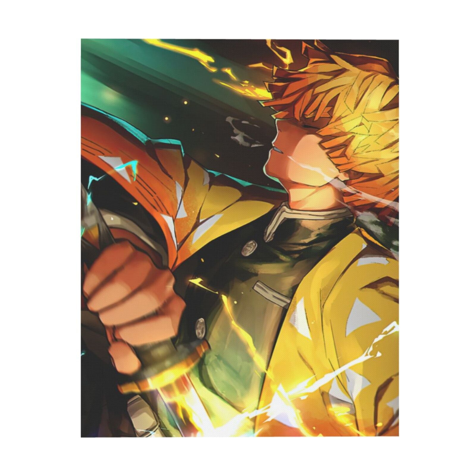 Anime Posters, Demon Slayer Kimetsu No Yaiba Wall Art Canvas Posters ...