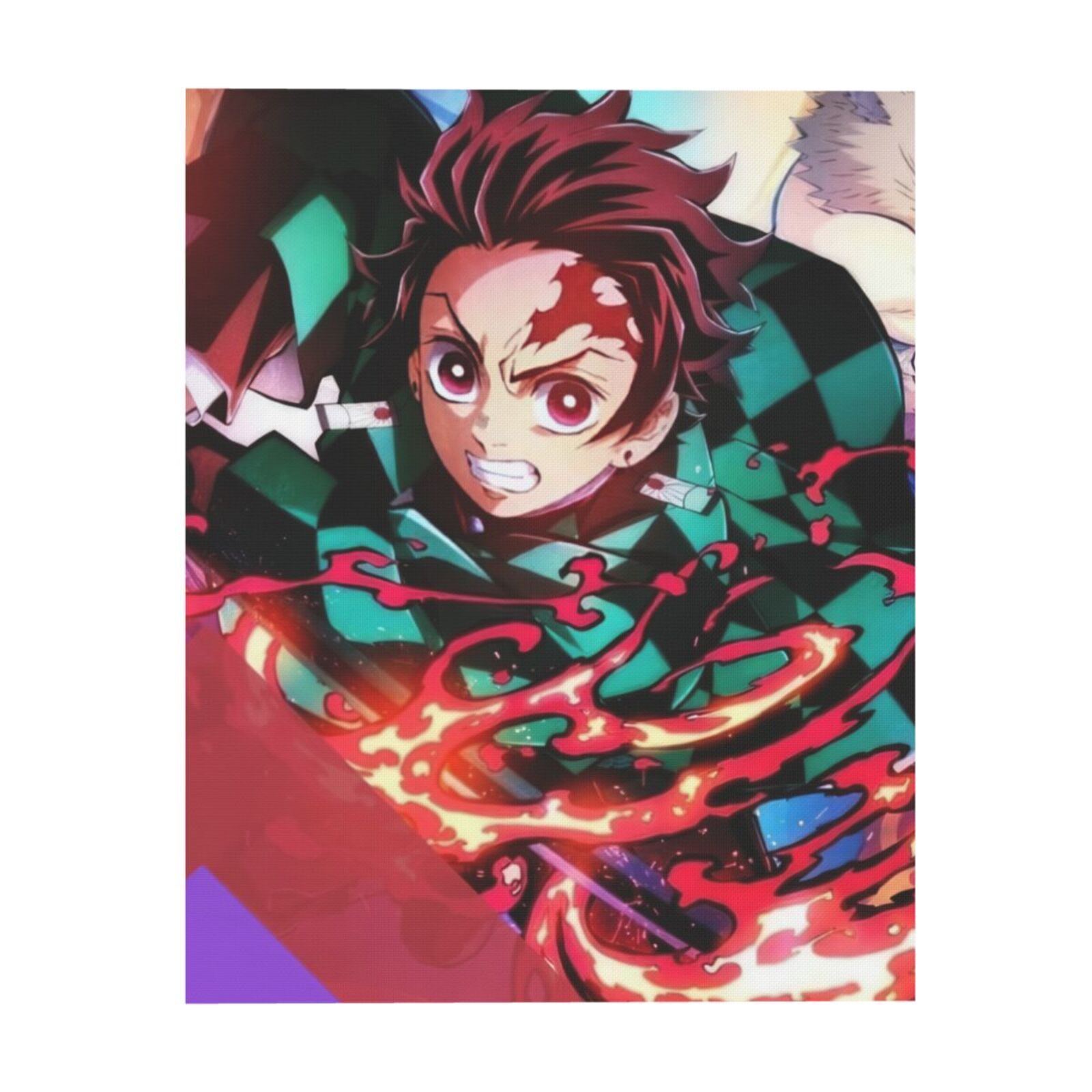 Anime Posters, Demon Slayer Kimetsu No Yaiba Wall Art Canvas Posters ...