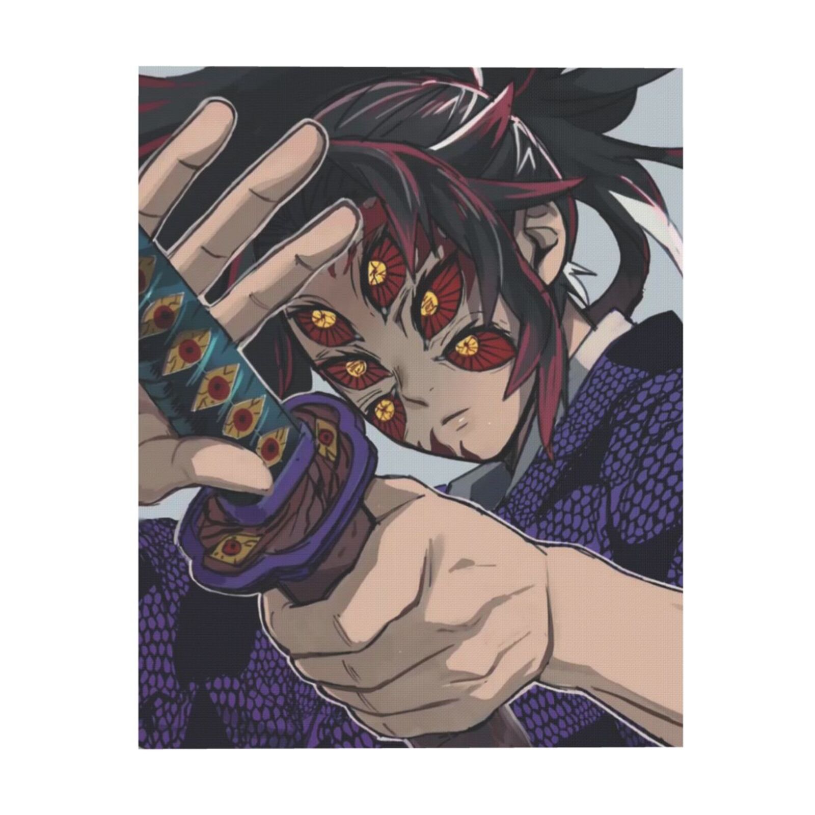 Anime Posters, Demon Slayer Kimetsu No Yaiba Wall Art Canvas Posters ...