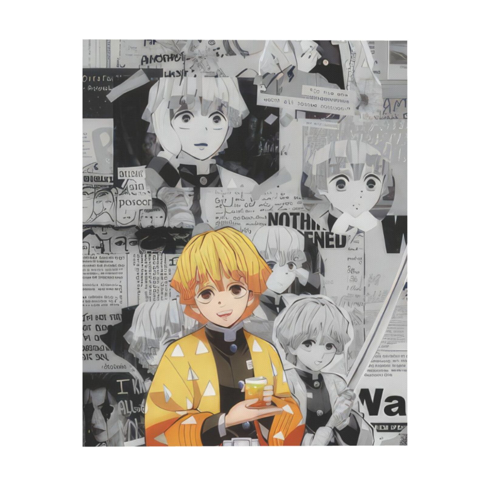 Anime Posters, Demon Slayer Kimetsu No Yaiba Wall Art Canvas Posters ...