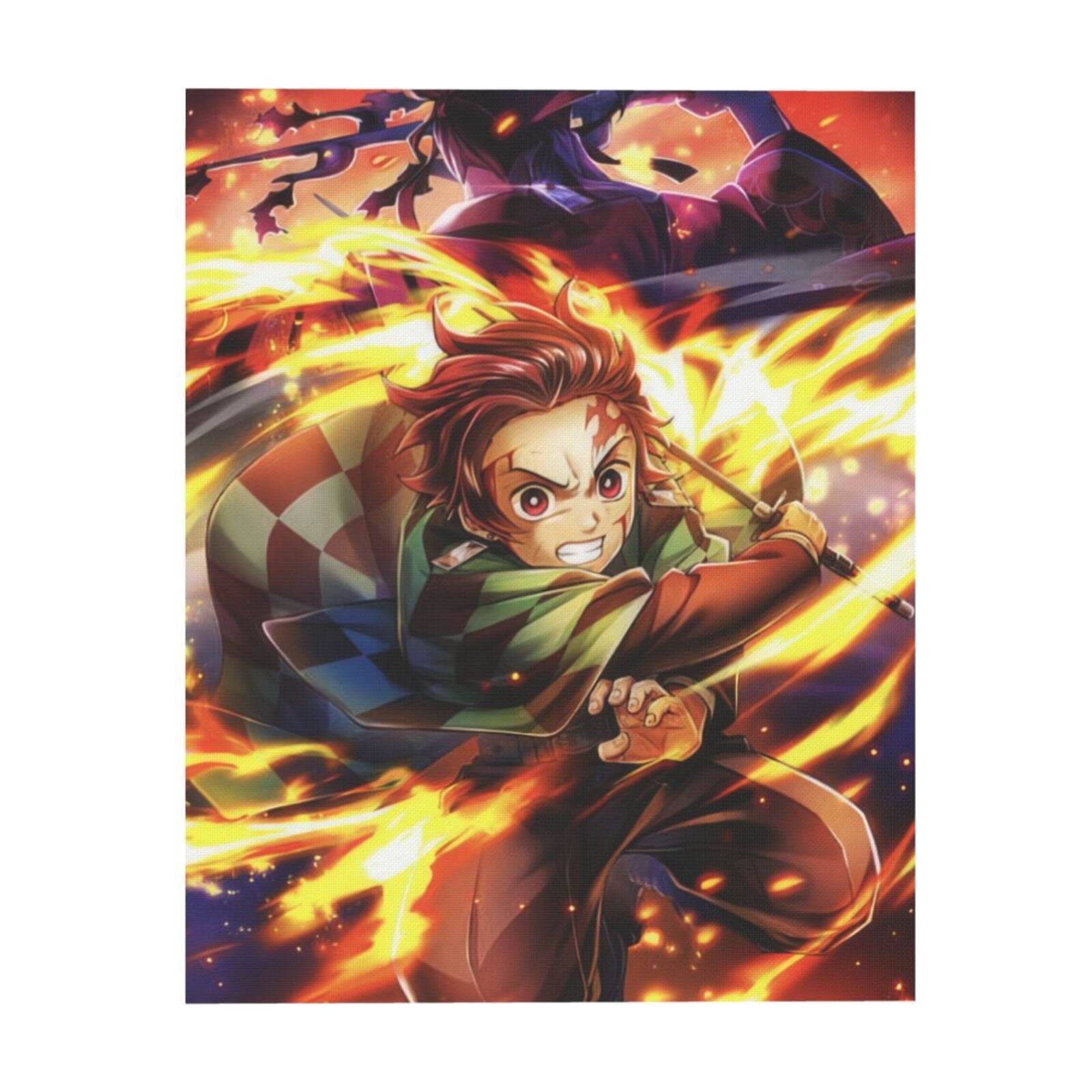 Anime Posters, Demon Slayer Kimetsu No Yaiba Wall Art Canvas Posters ...