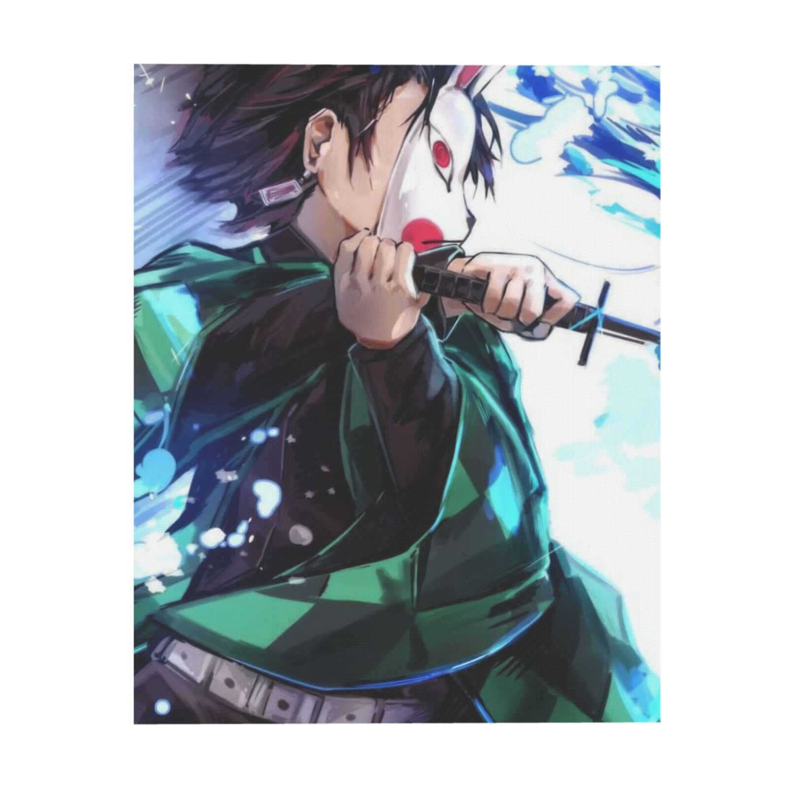 Anime Posters, Demon Slayer Kimetsu No Yaiba Wall Art Canvas Posters ...