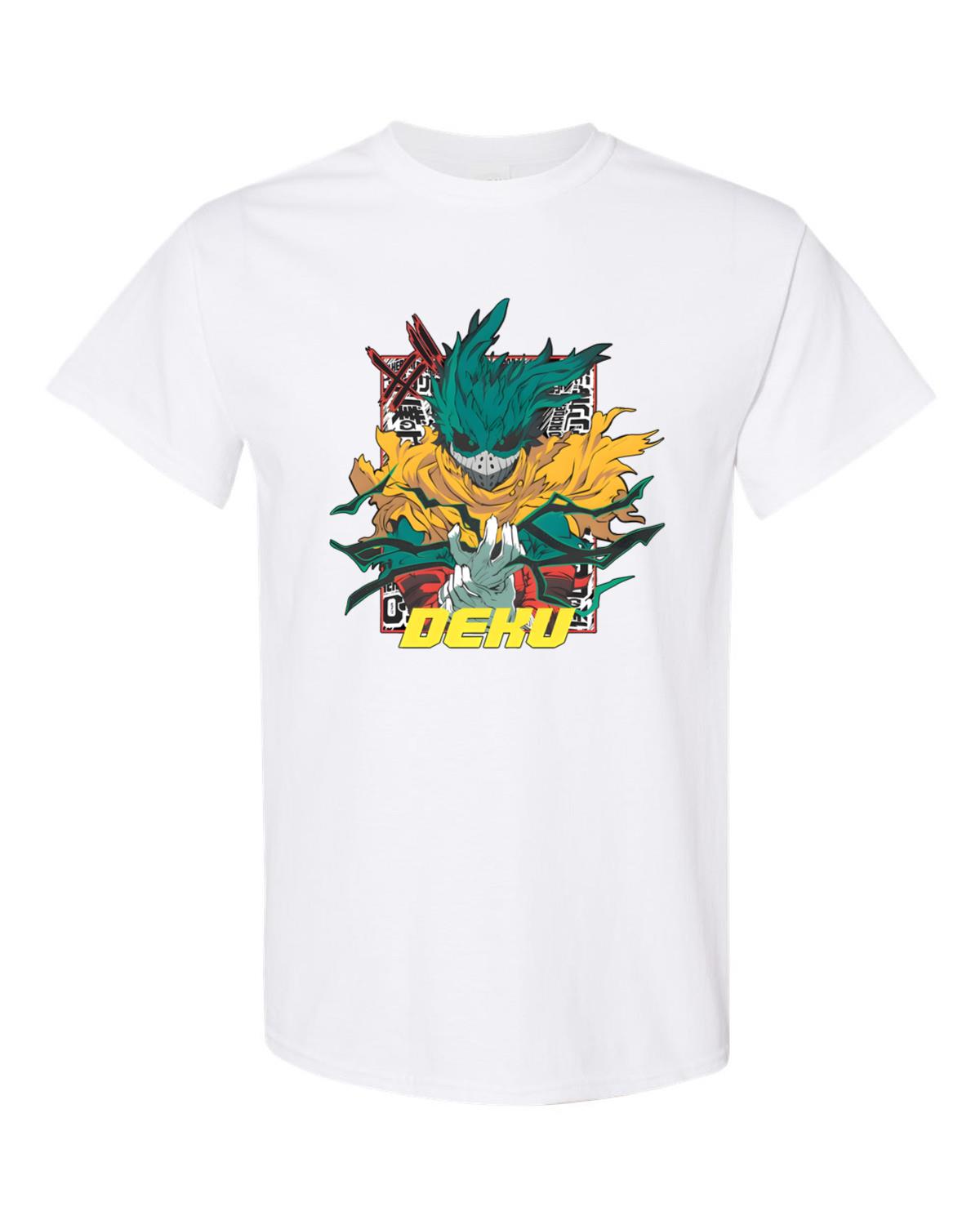 Anime Power Graphic With Heroic Surge And Action Pose Mood T-Shirt, for ...